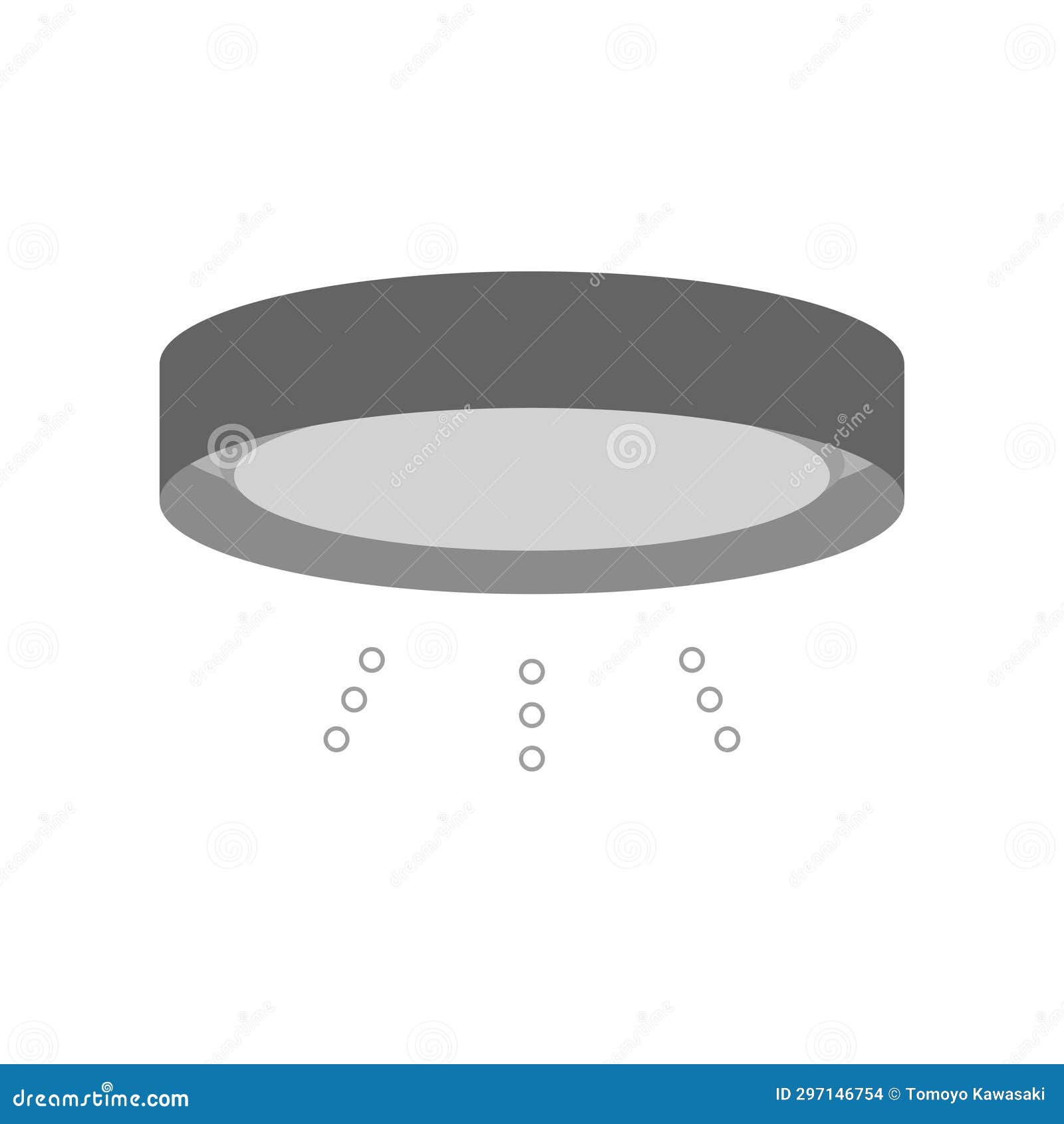 Simple Illustration _ Black Ceiling Light, Turn Off Stock Illustration ...