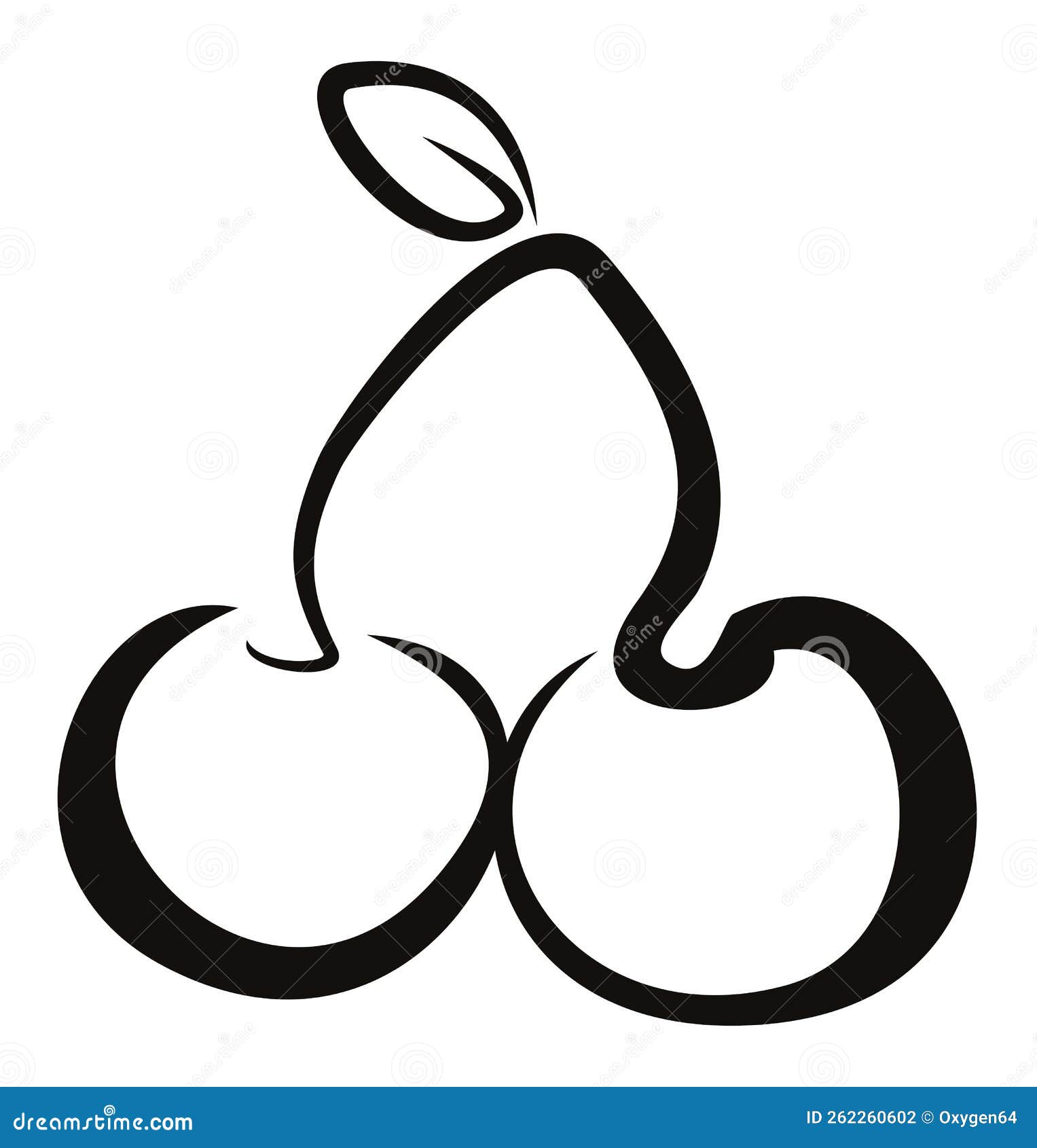 Cherries at Artistic Sketch Stock Vector - Illustration of fruits ...