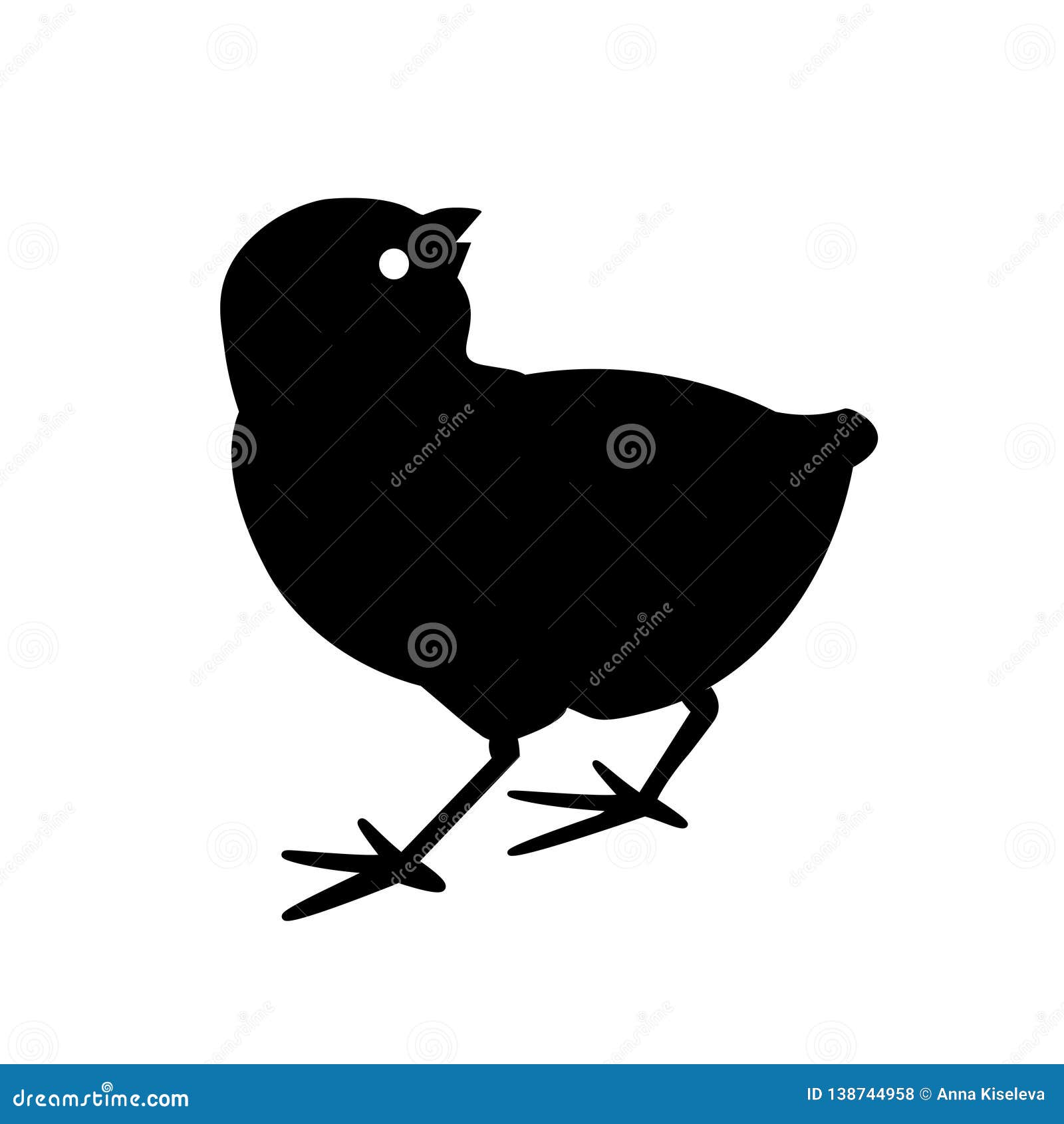 Baby Chick Silhouette