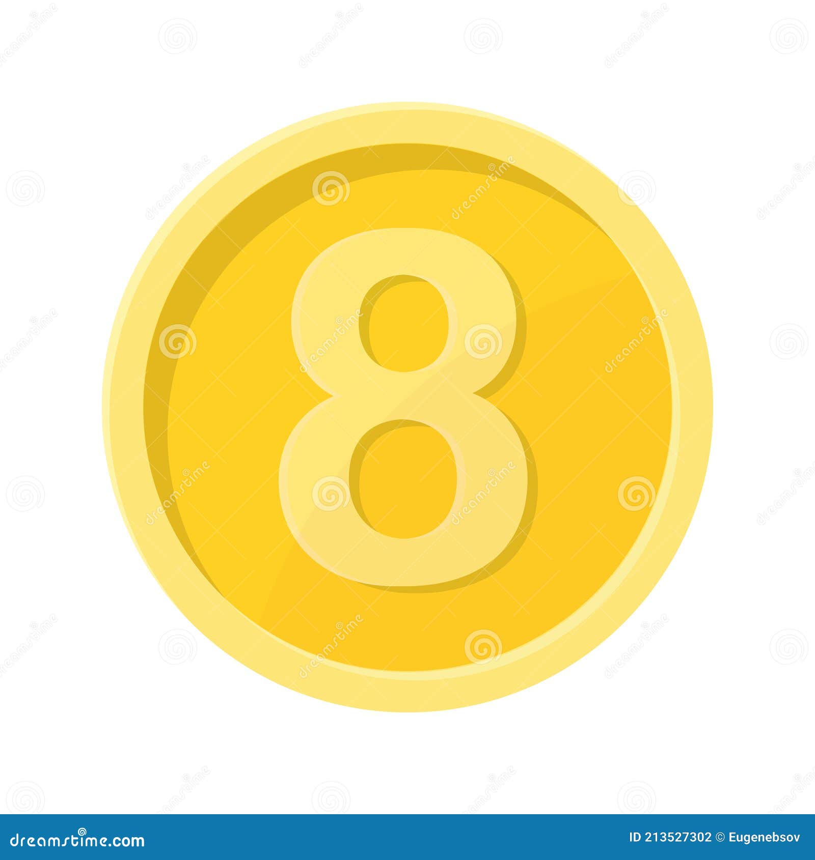 Eight Concept Vector Linear Icon Isolated On Transparent Background ...