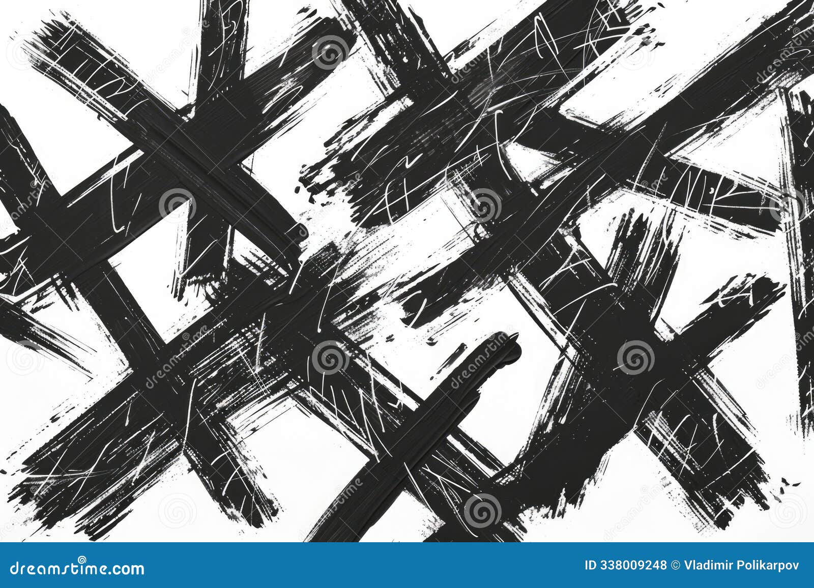 Simple Illustration of a Cross in Monochrome Colors Stock Photo - Image ...