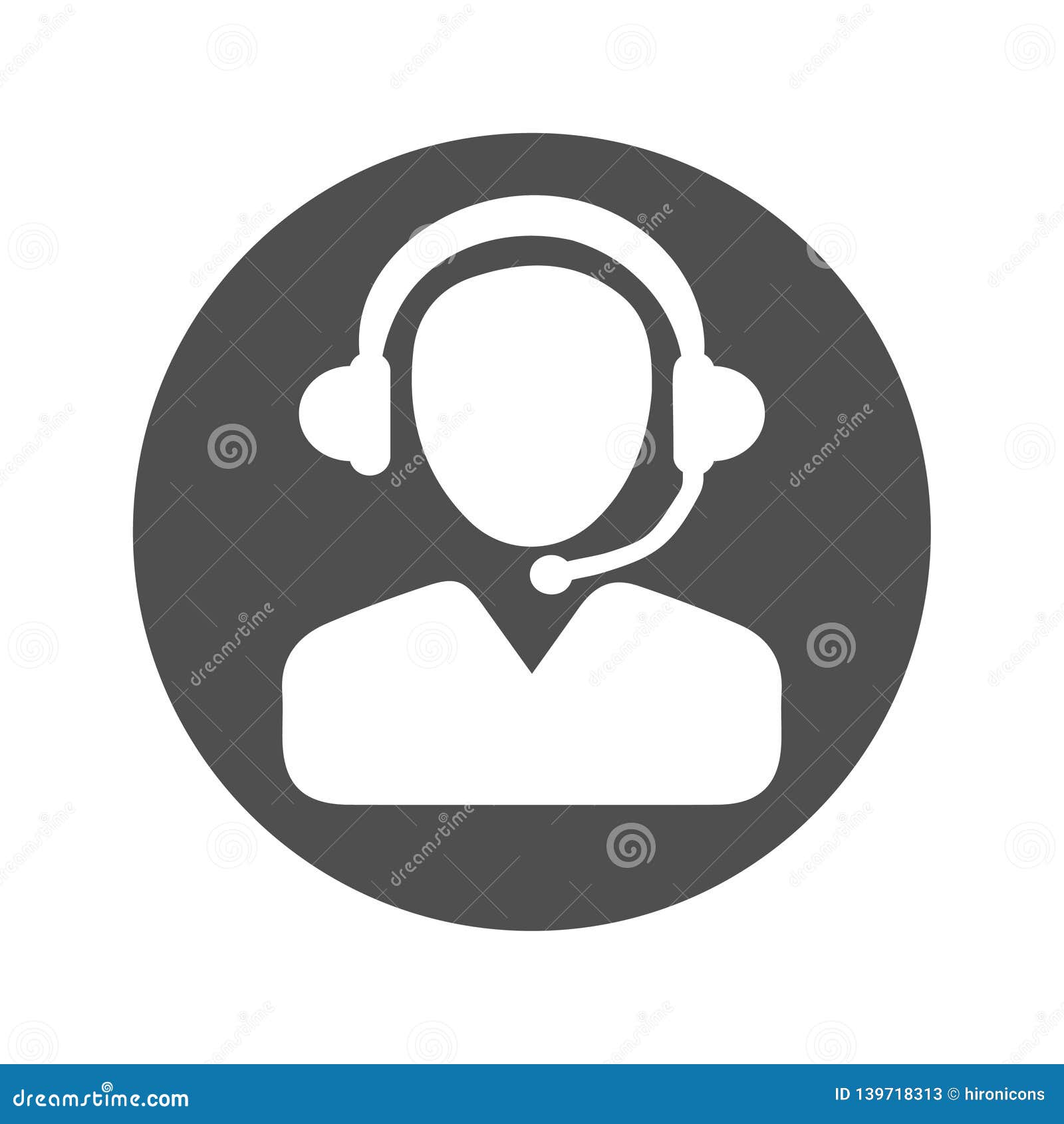 Customer Support, Aid, Help Icon Stock Illustration - Illustration of ...