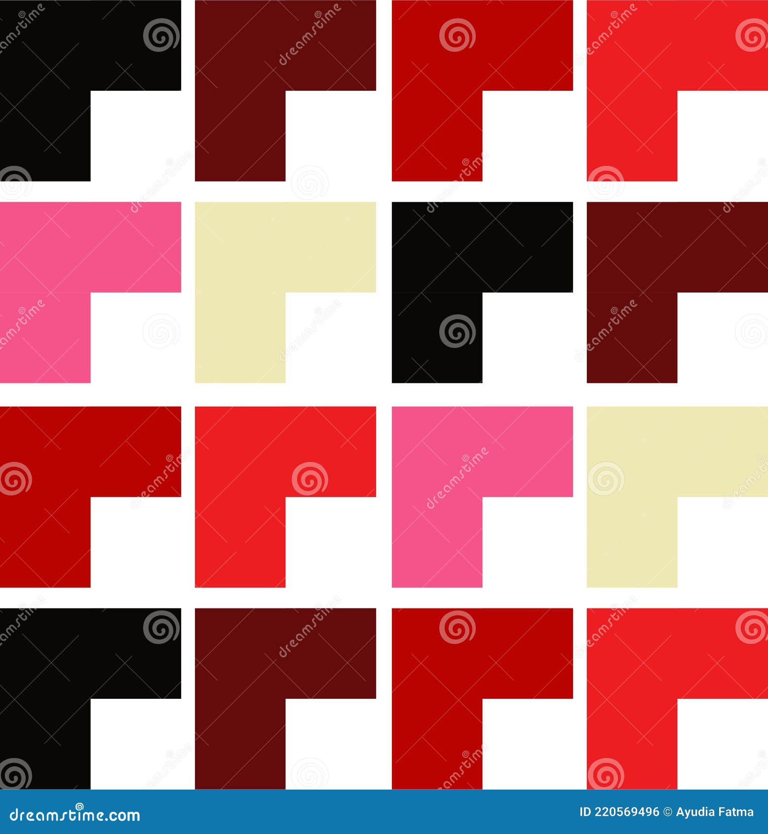 Simple Illustration Design of a Box Shape with Various Kinds of Colors ...