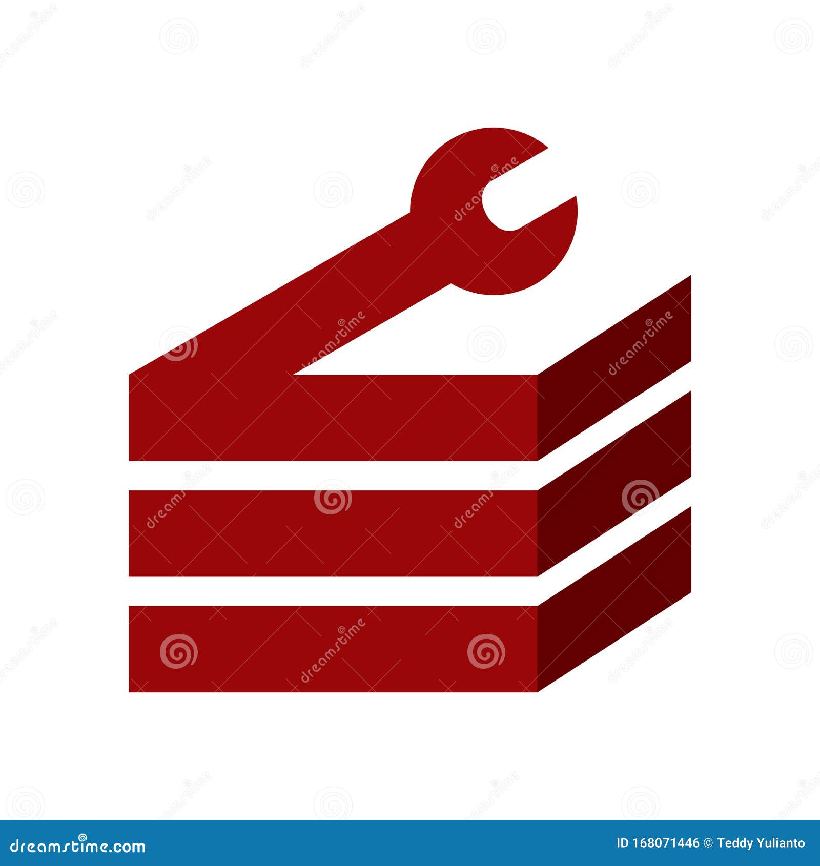 Red tool box logo stock vector. Illustration of interior - 168071446