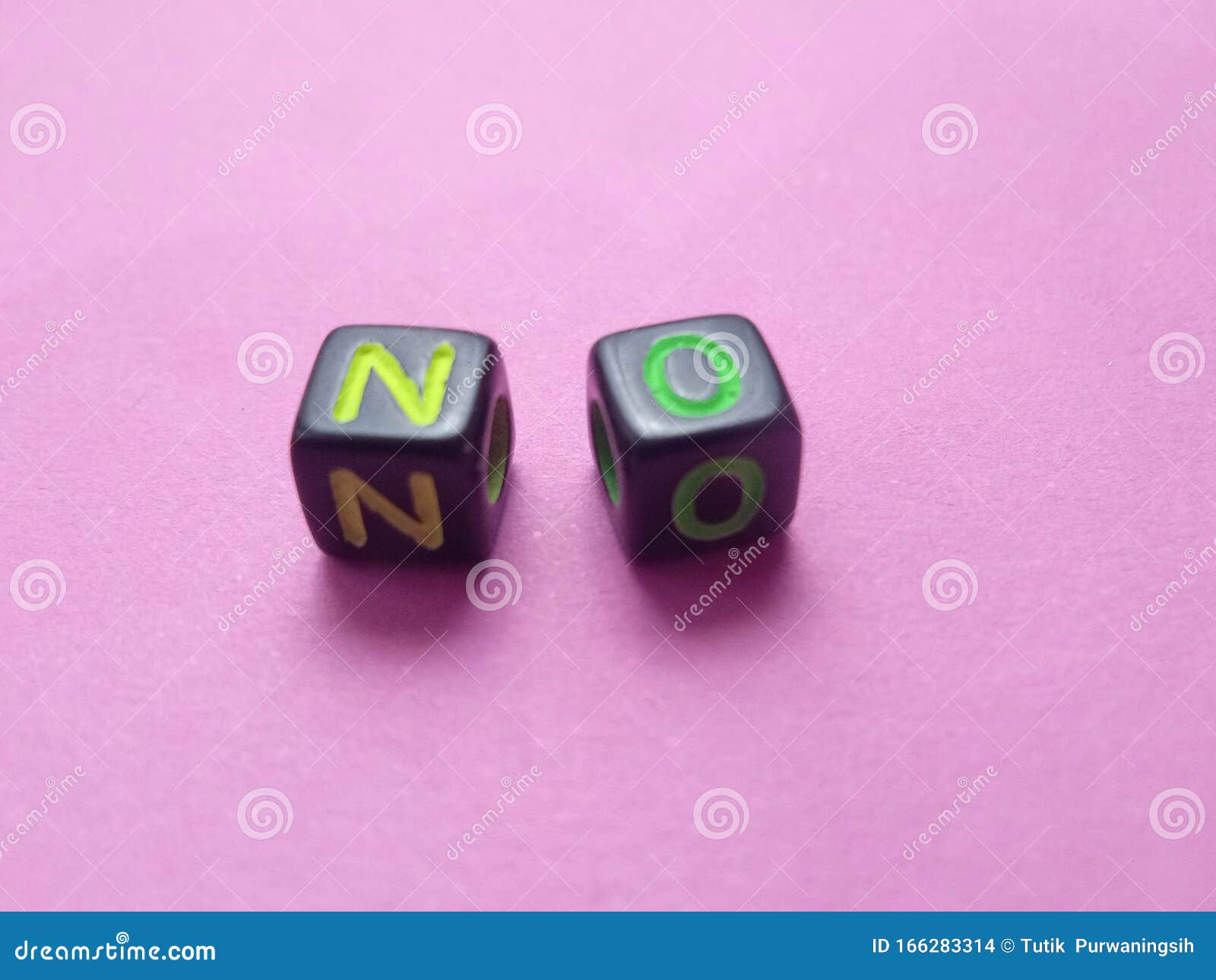 Simple Illustration Photo for No or Refuse, Made from Black Plastic ...