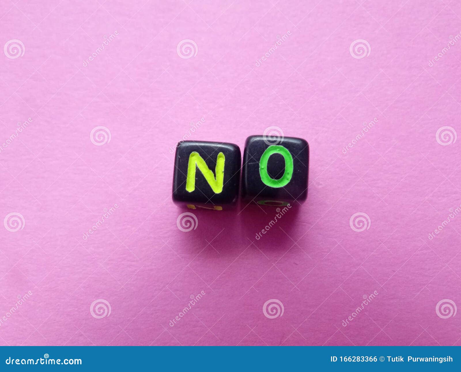 Simple Illustration Photo for No or Refuse, Made from Black Plastic ...
