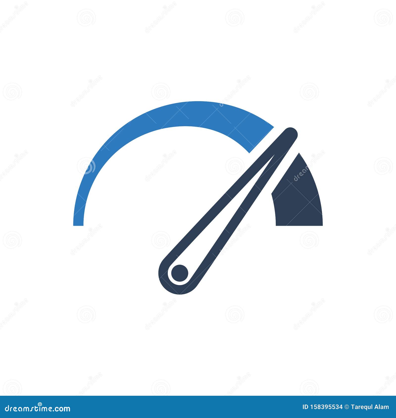 Speedometer, Performance Icon Stock Illustration - Illustration of ...