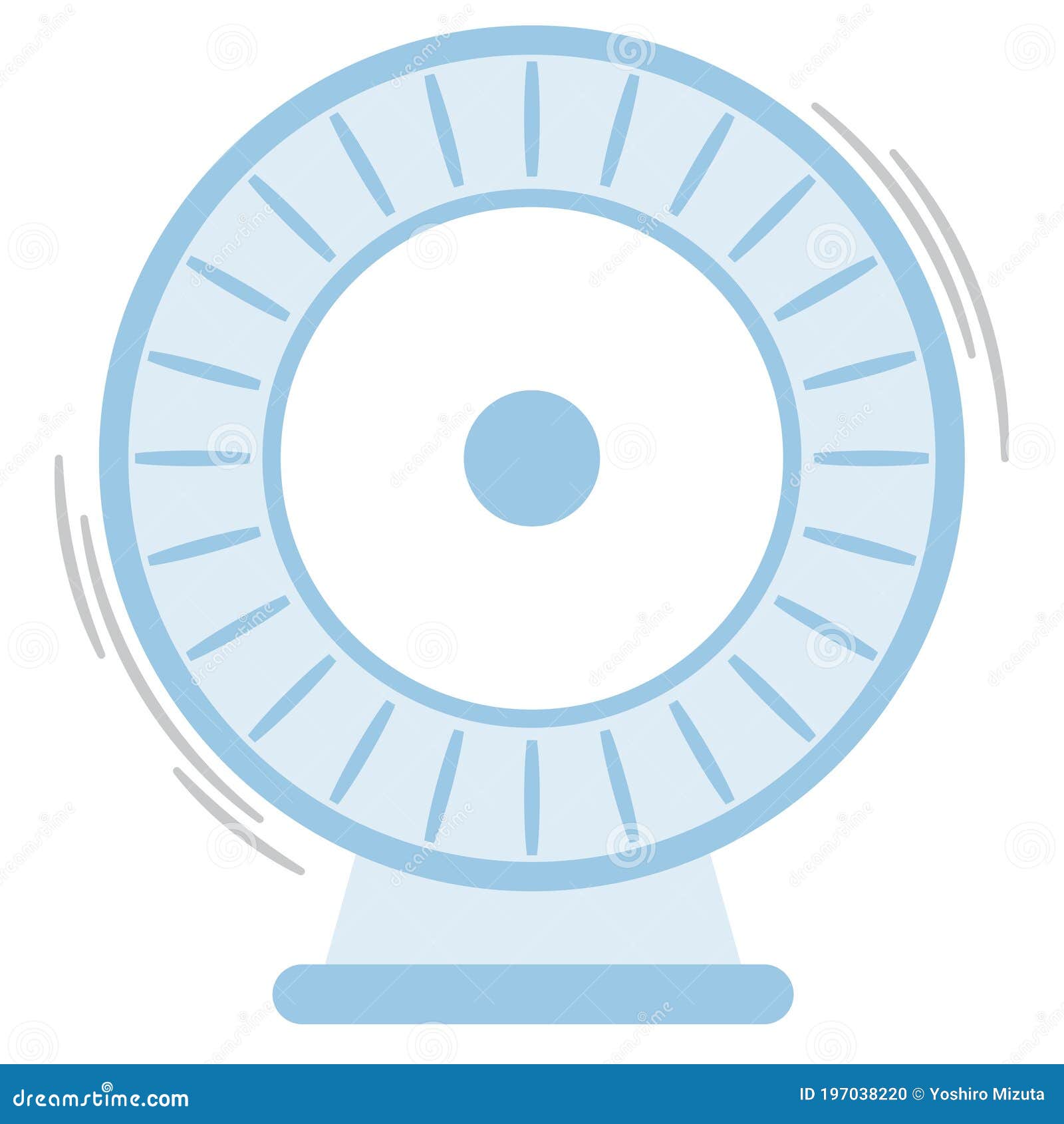 Simple Illustration of a Wheel Stock Vector - Illustration of vector ...