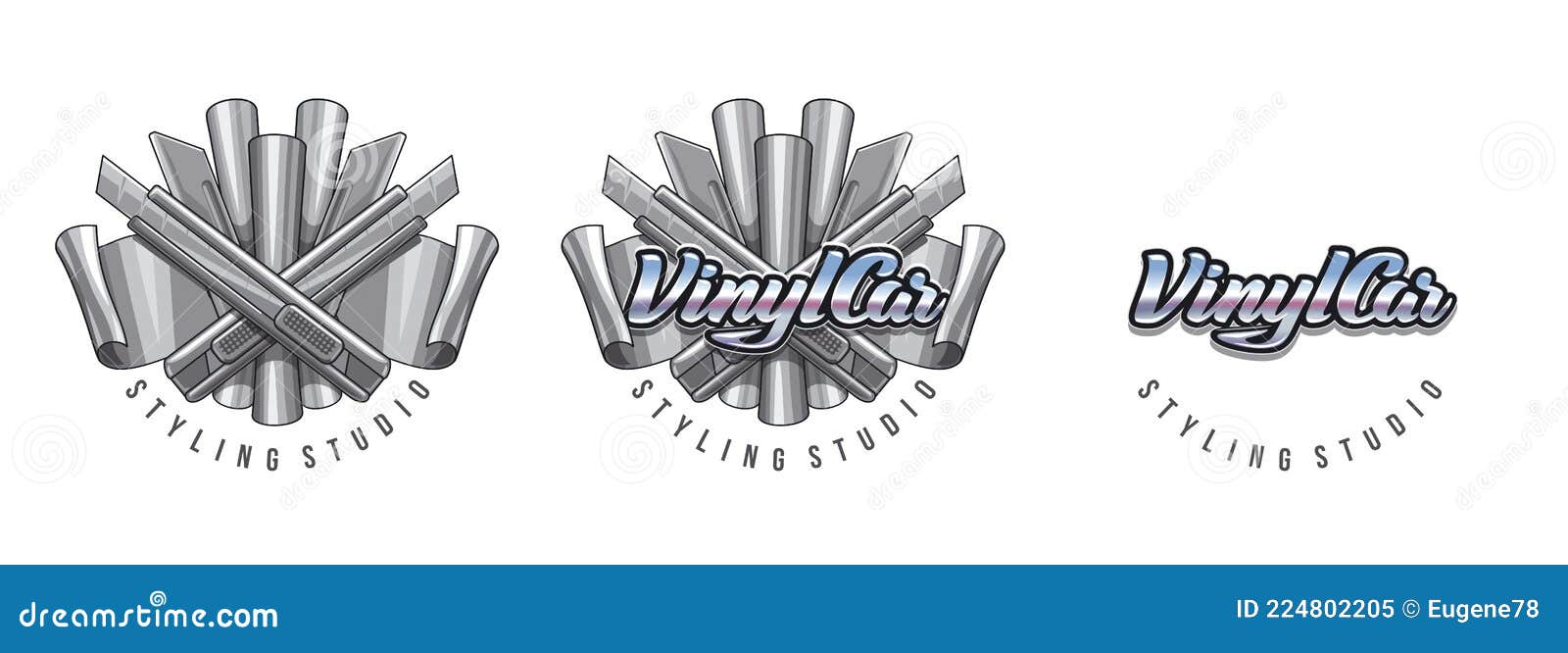 Illustration for Vinyl Studio Emblem Stock Vector - Illustration of ...