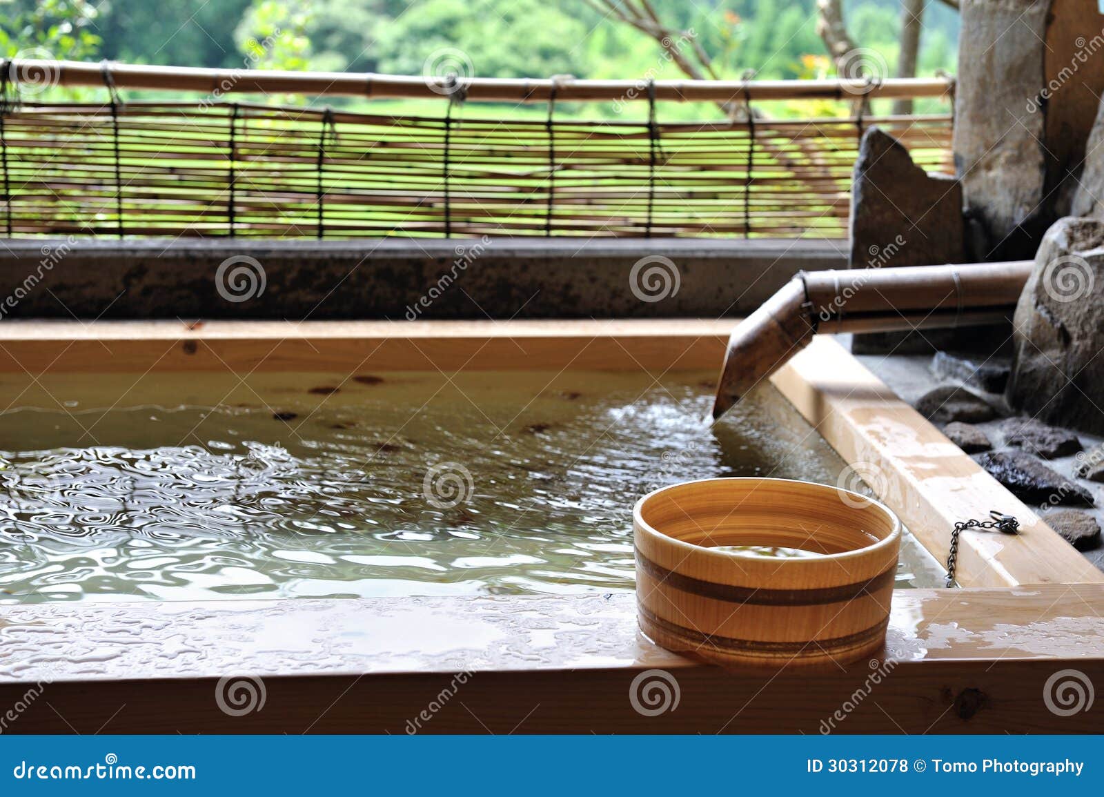 Japanese Open Air Hot Spa Onsen Stock Photo - Image of open, steam ...