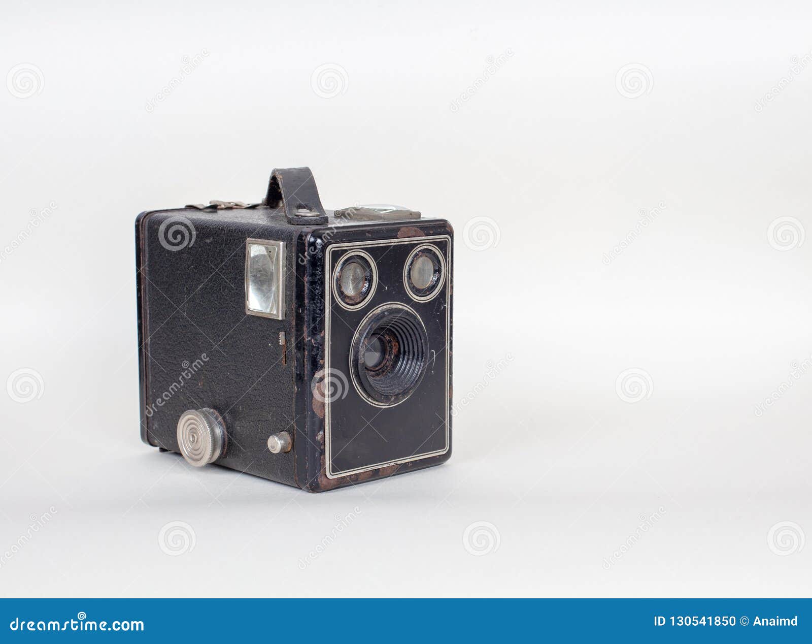 Simple and Inexpensive Basic Cardboard Box Camera Stock Photo - Image ...