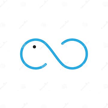 Simple Infinity Thin Line Symbol Logo Vector Stock Vector ...