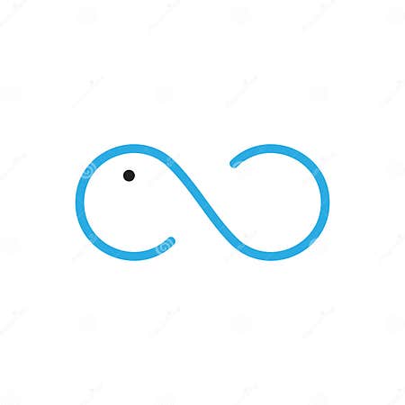 Simple Infinity Thin Line Symbol Logo Vector Stock Vector ...