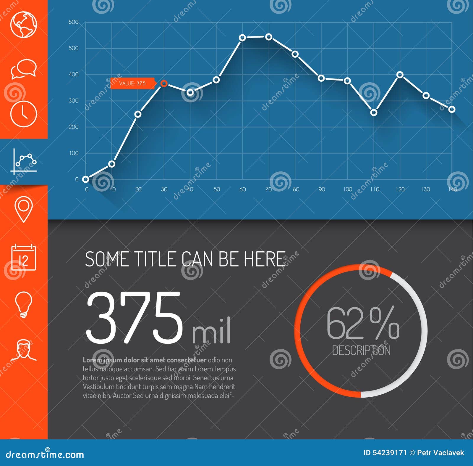 Simple Infographic Circle With 3 Steps Vector Circular Template Round