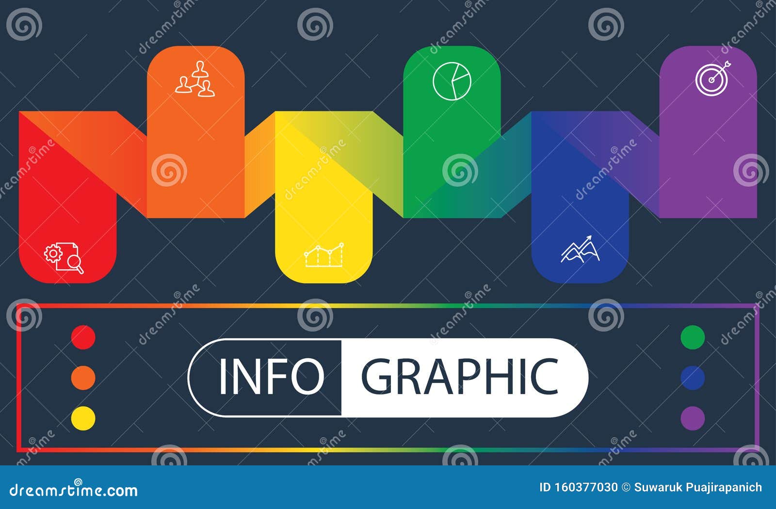 Simple Infographic Design Template Stock Vector - Illustration of ...