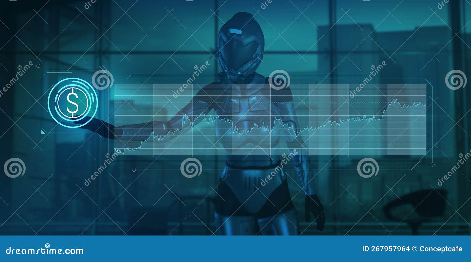 Simple Infographic of Dollar Exchange Rate Dynamics. Stock Photo ...