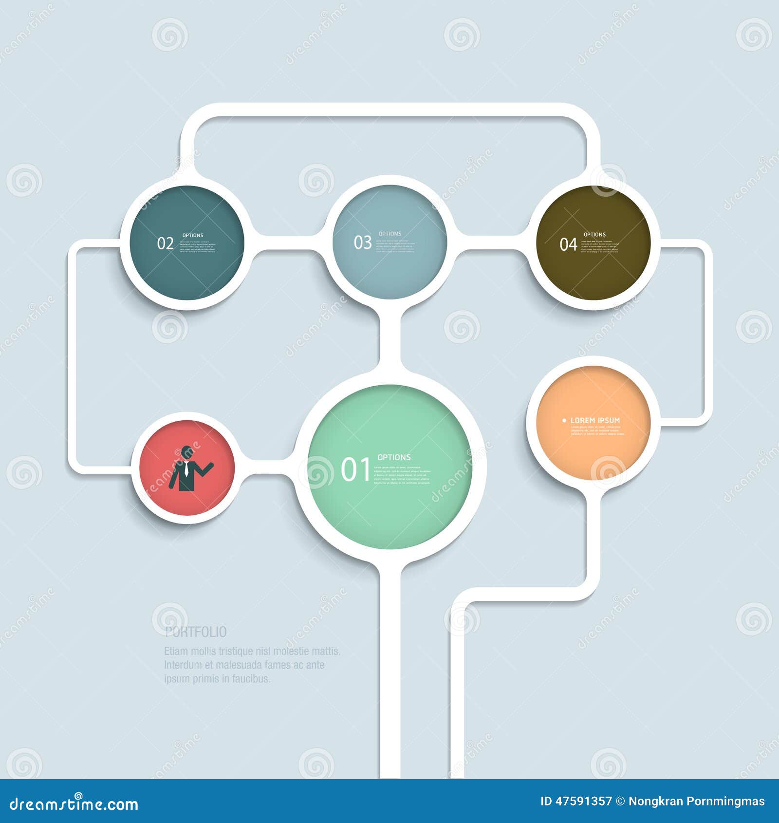 Simple Infographic For Innovation Process Visualization Template ... Simple Infographic For Innovation Process Visualization Template ...
