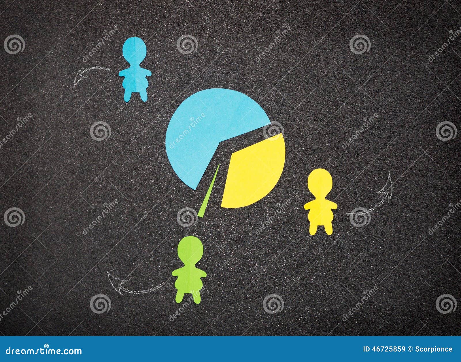 Simple Infographic with Fat People Stock Image - Image of statistics ...