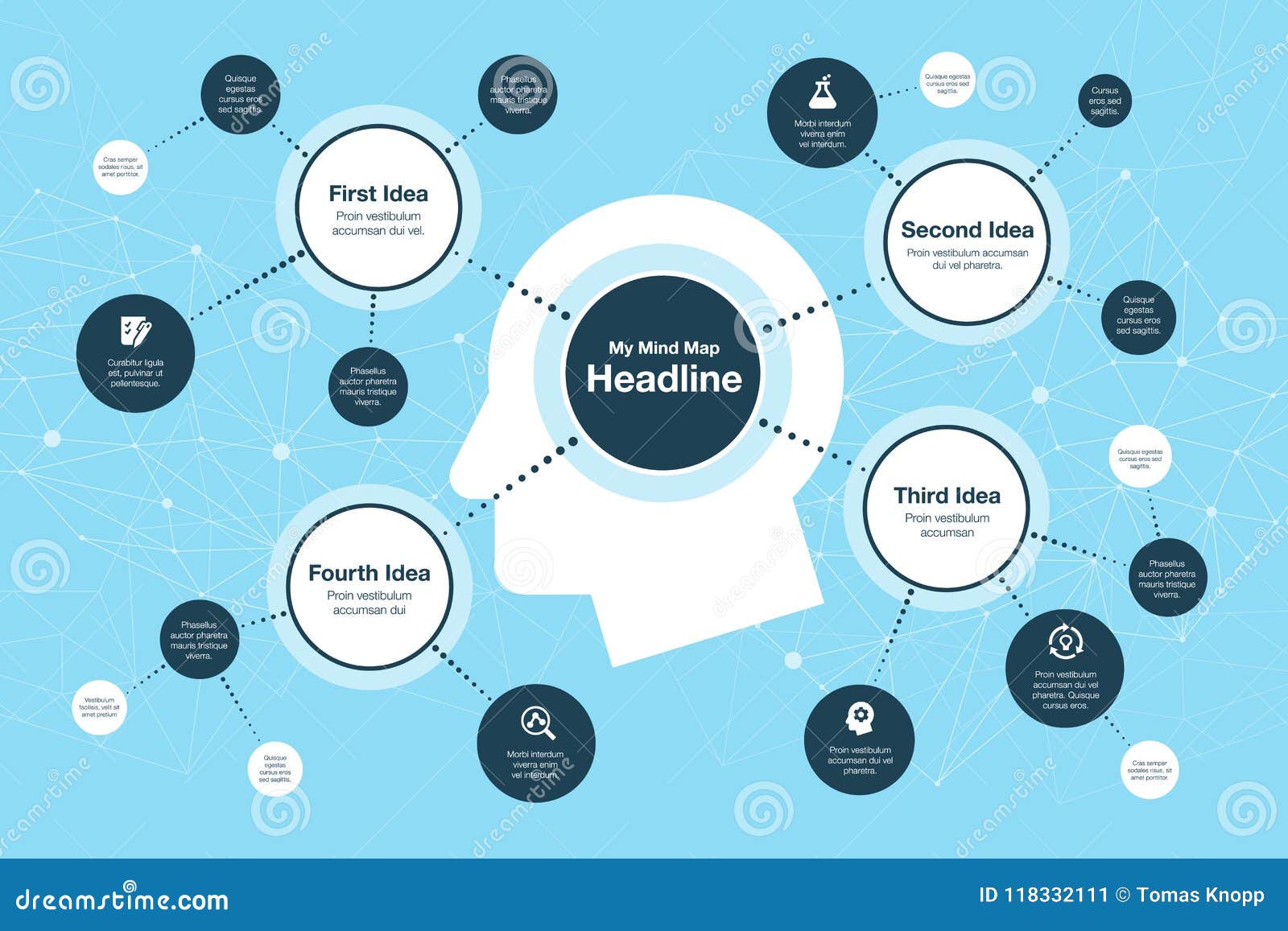 Simple Infographic Map