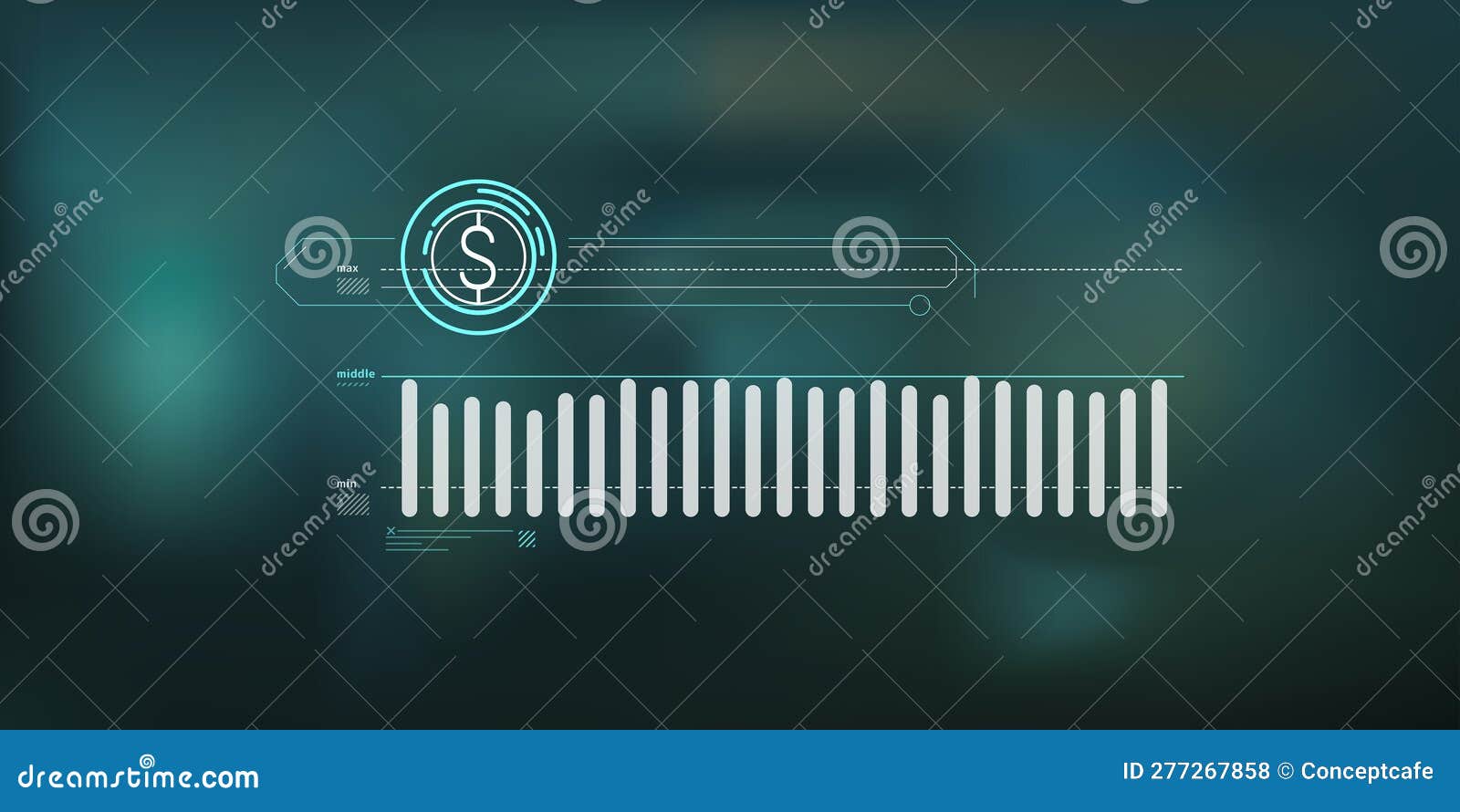A Simple Infographic about the Stability of the Dollar Price. Stock ...