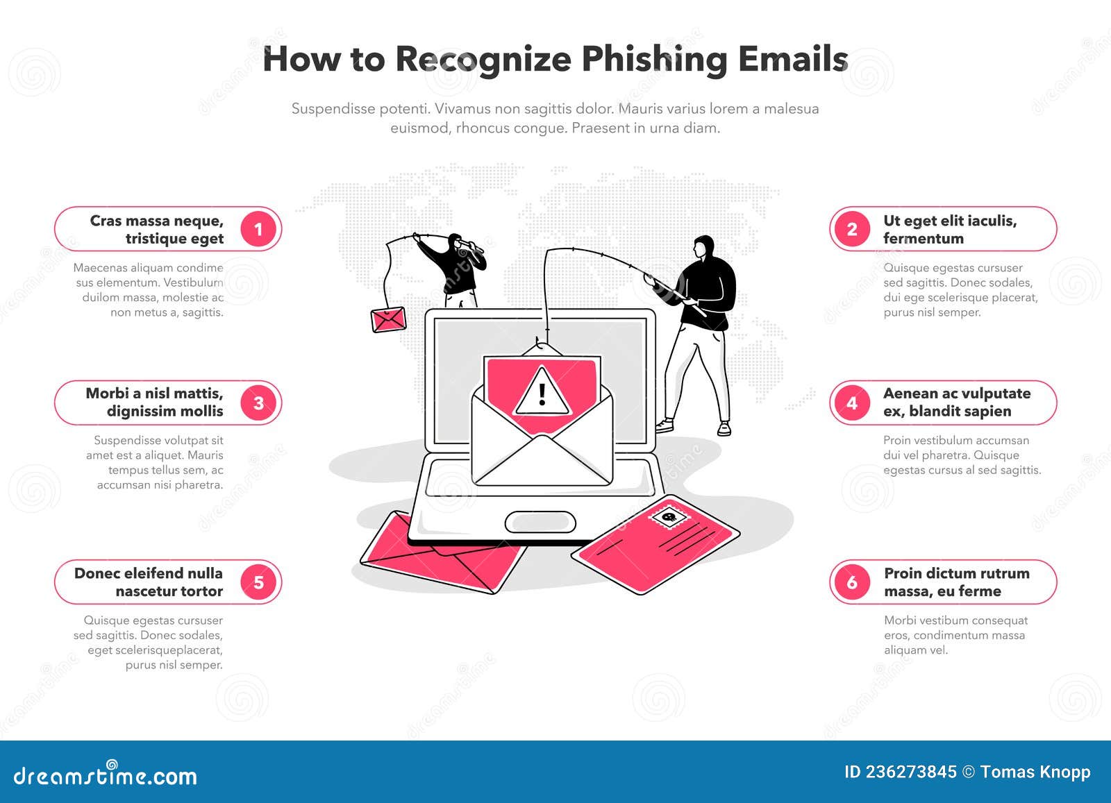 Simple Infographic Template for How To Recognize Phishing Emails Stock ... Simple Infographic Template for How To Recognize Phishing Emails Stock ...