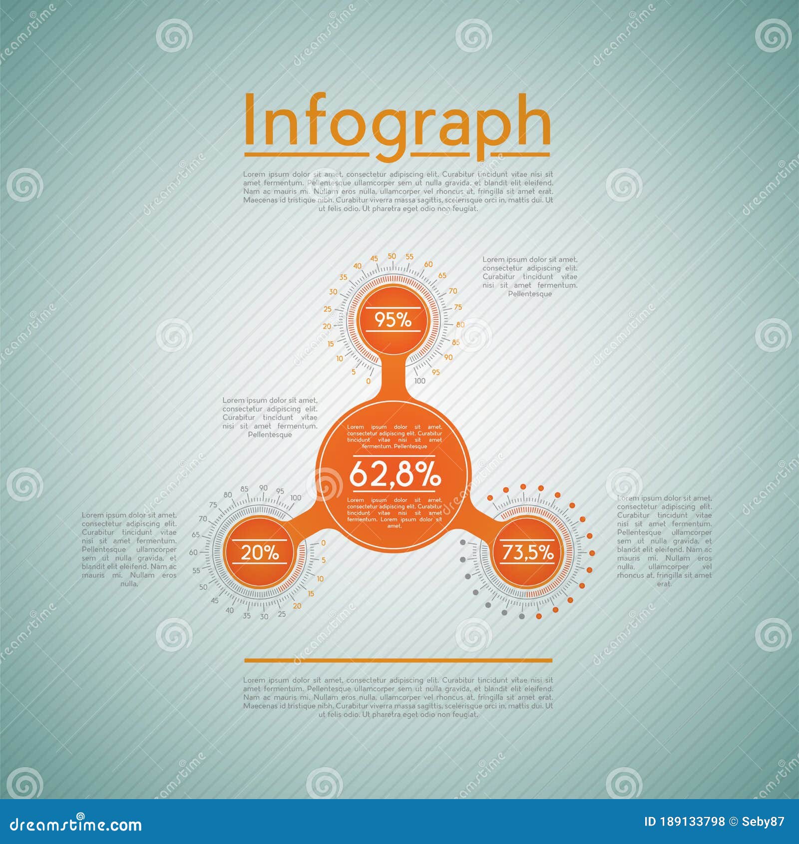 Simple Infographics, Vector Illustration Stock Vector - Illustration of ...