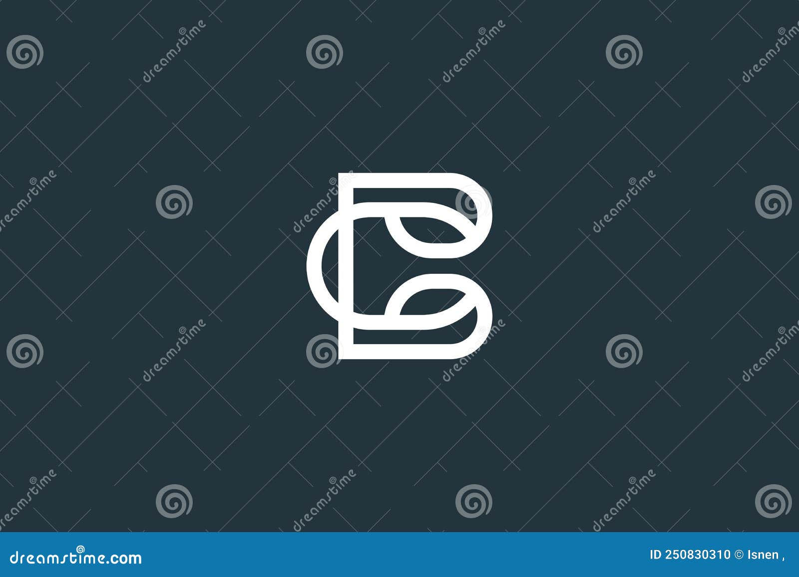Simple Initial Letter CB Logo or BC Monogram Logo Design Vector ...