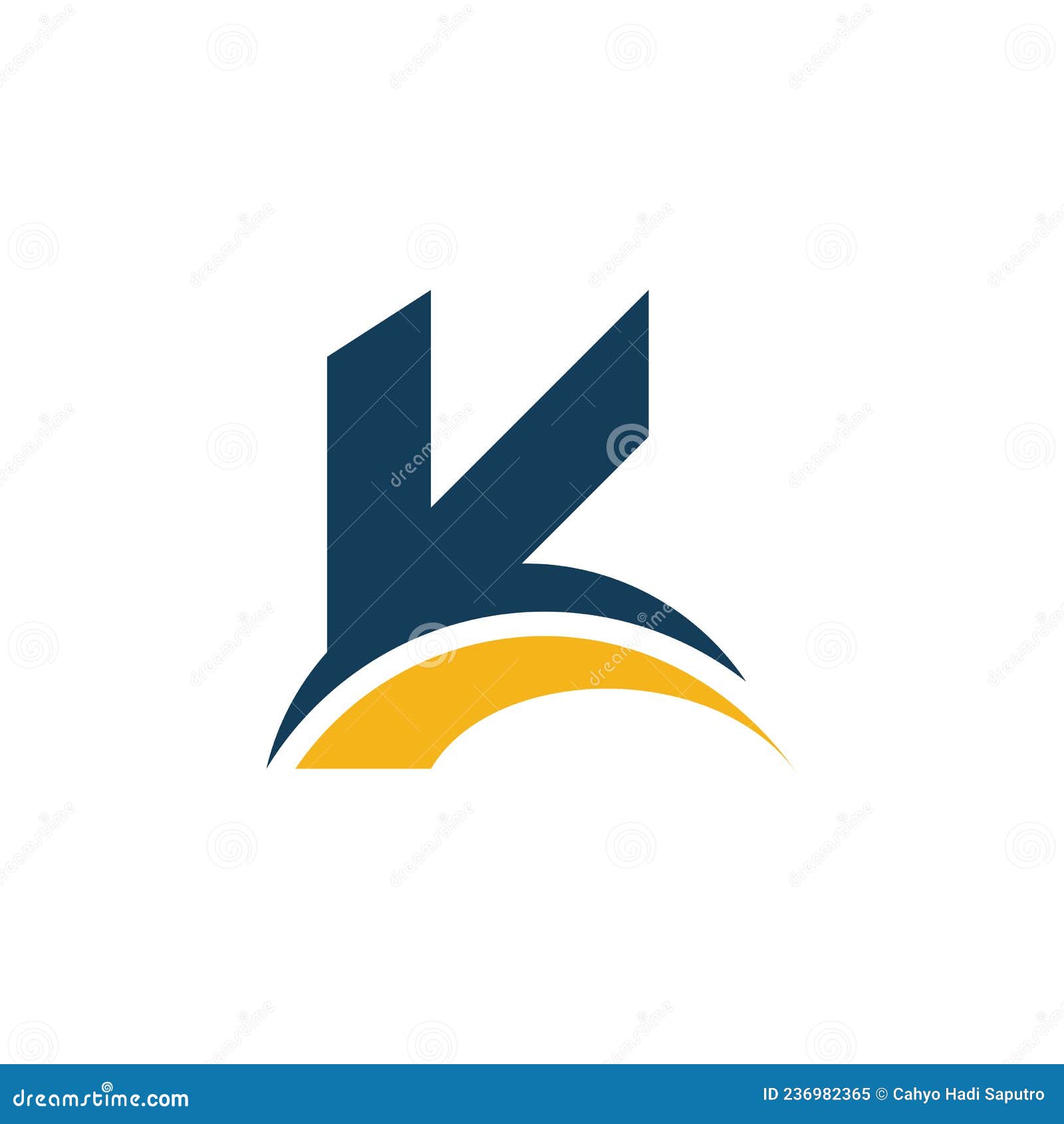 Initial Letter K Simple Logo Design Stock Vector - Illustration of ...