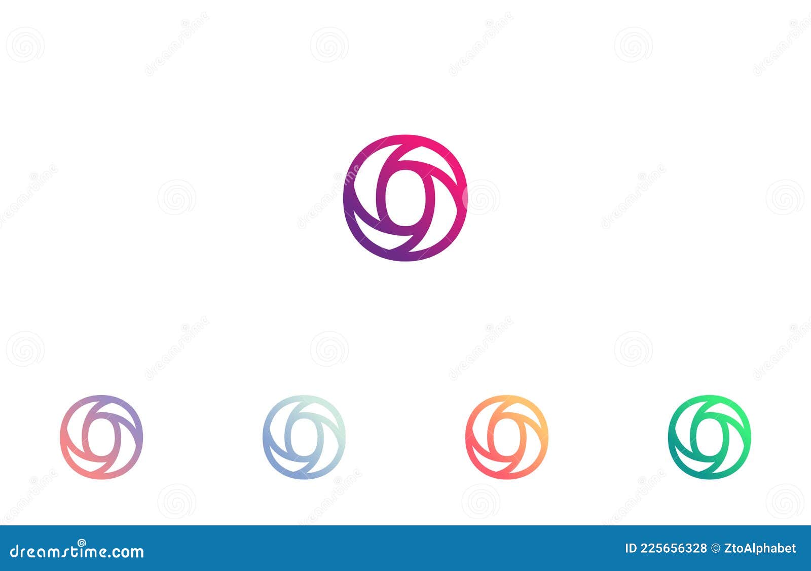 Simple Typo Letter Star Golden Logo Royalty-Free Illustration ...