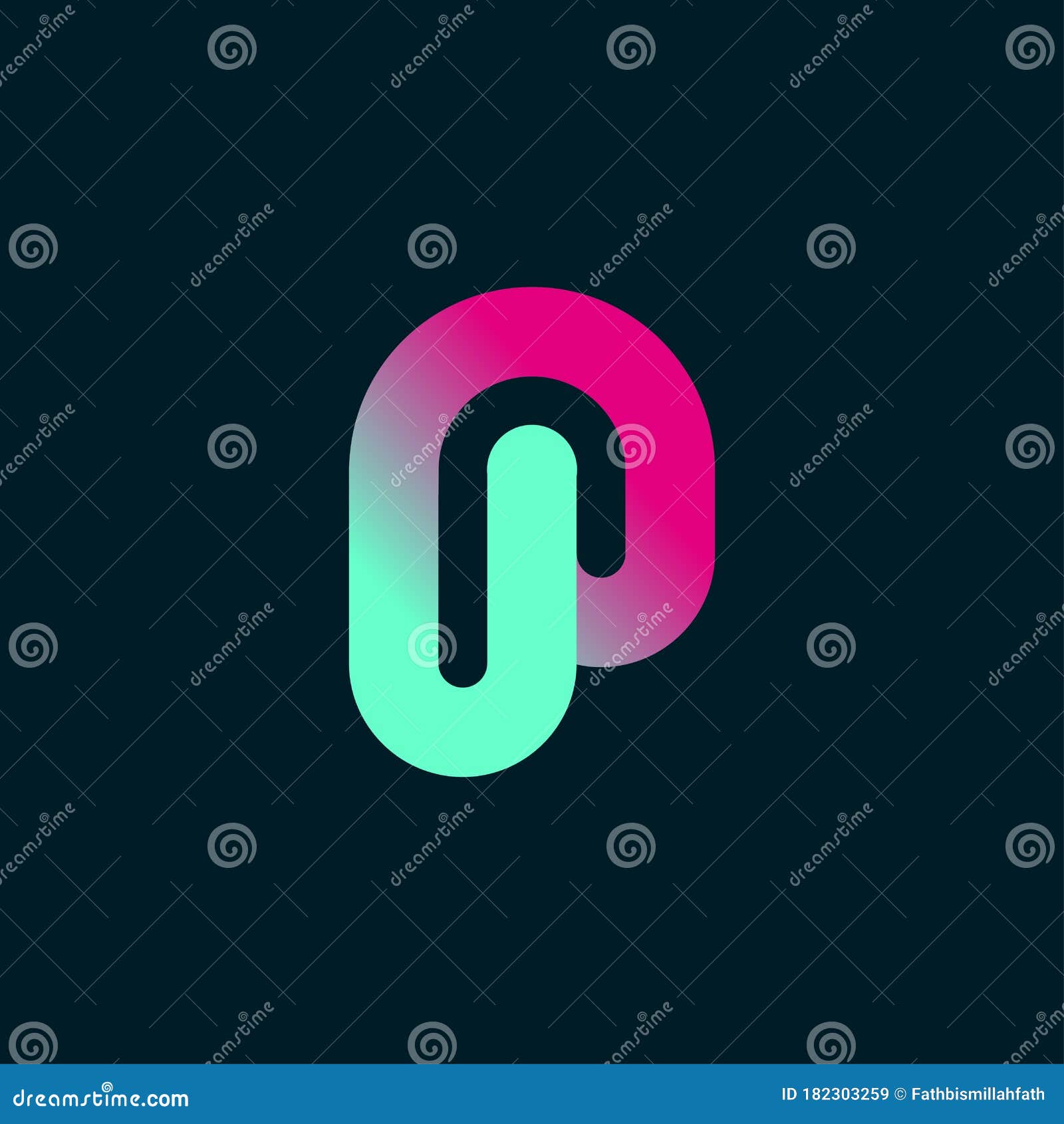 Simple Initial P with Bold Line Logo Design Inspiration. Minimalist ...