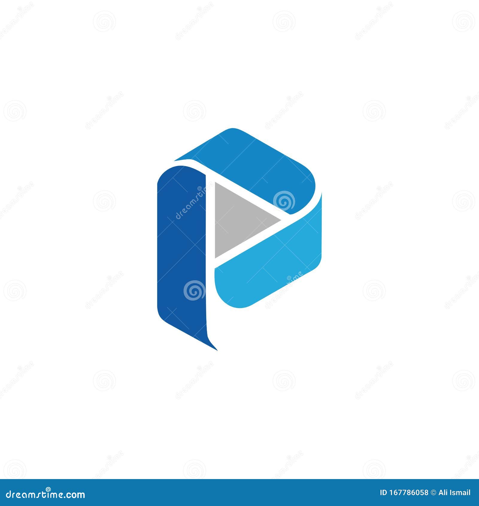 Simple initial p logo stock vector. Illustration of mobile - 167786058