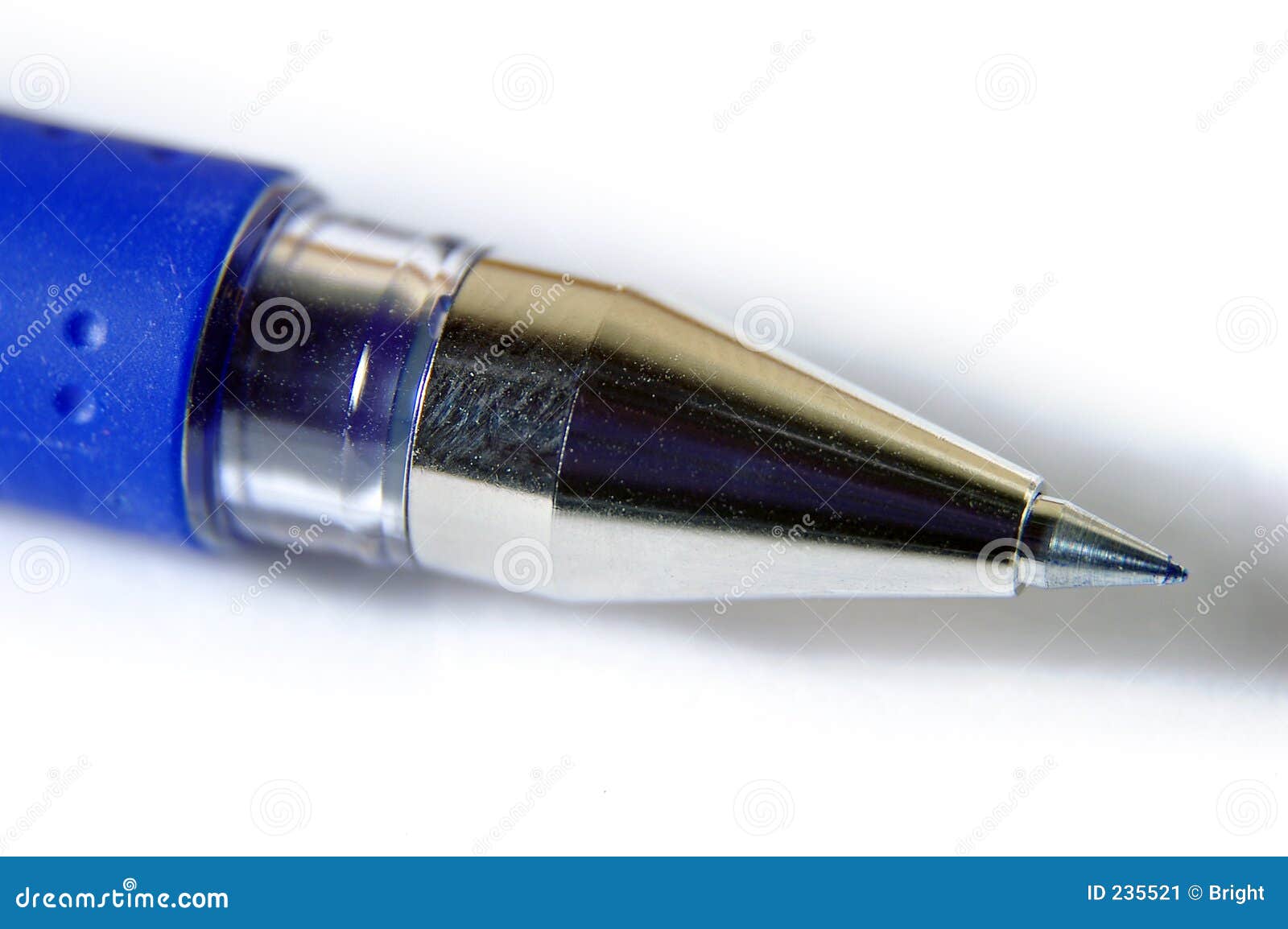 Simple ink pen stock image. Image of metal, equipment, grip - 235521