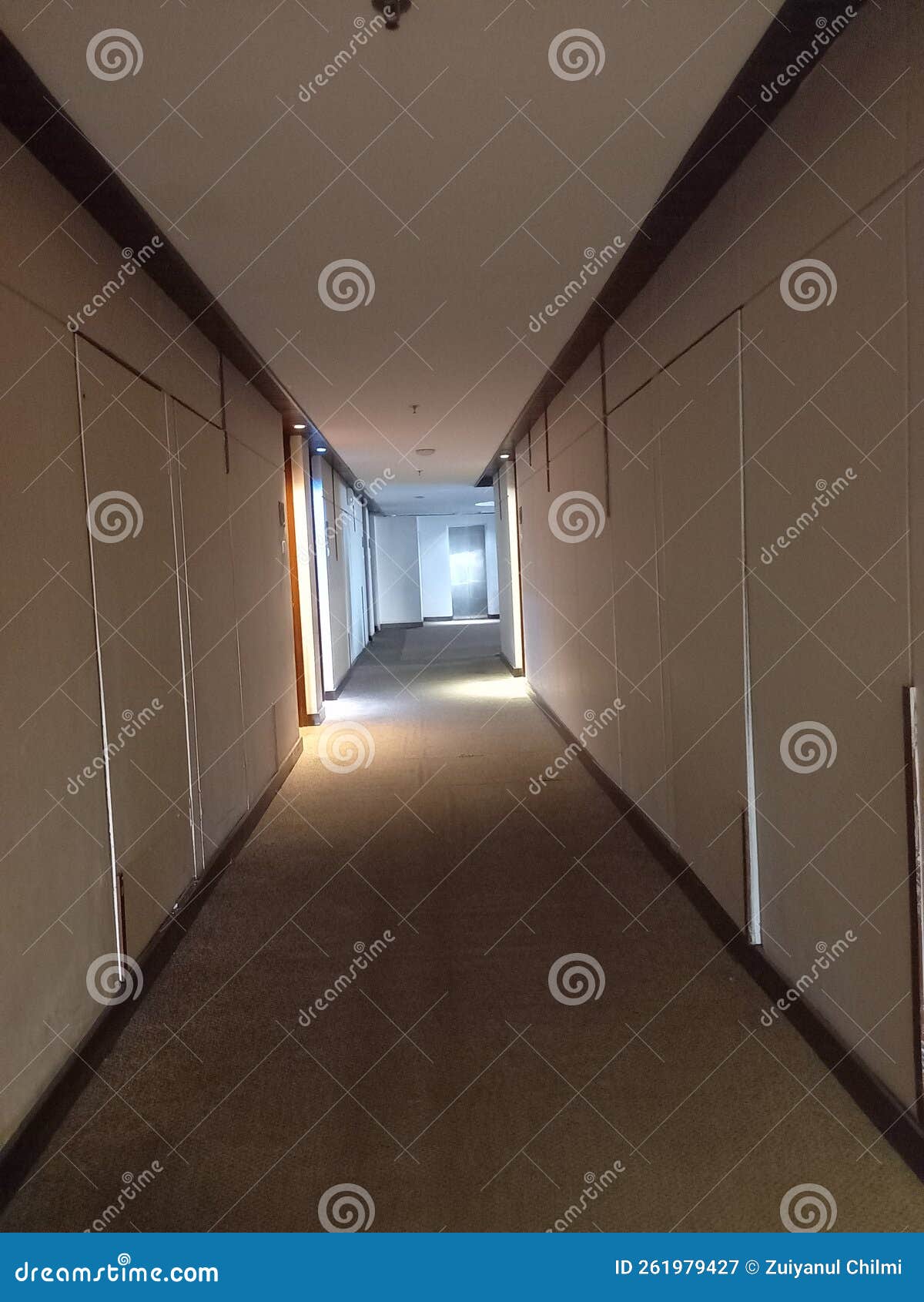 Simple Inner Room from the Hallway To the Private Room Stock Image ...