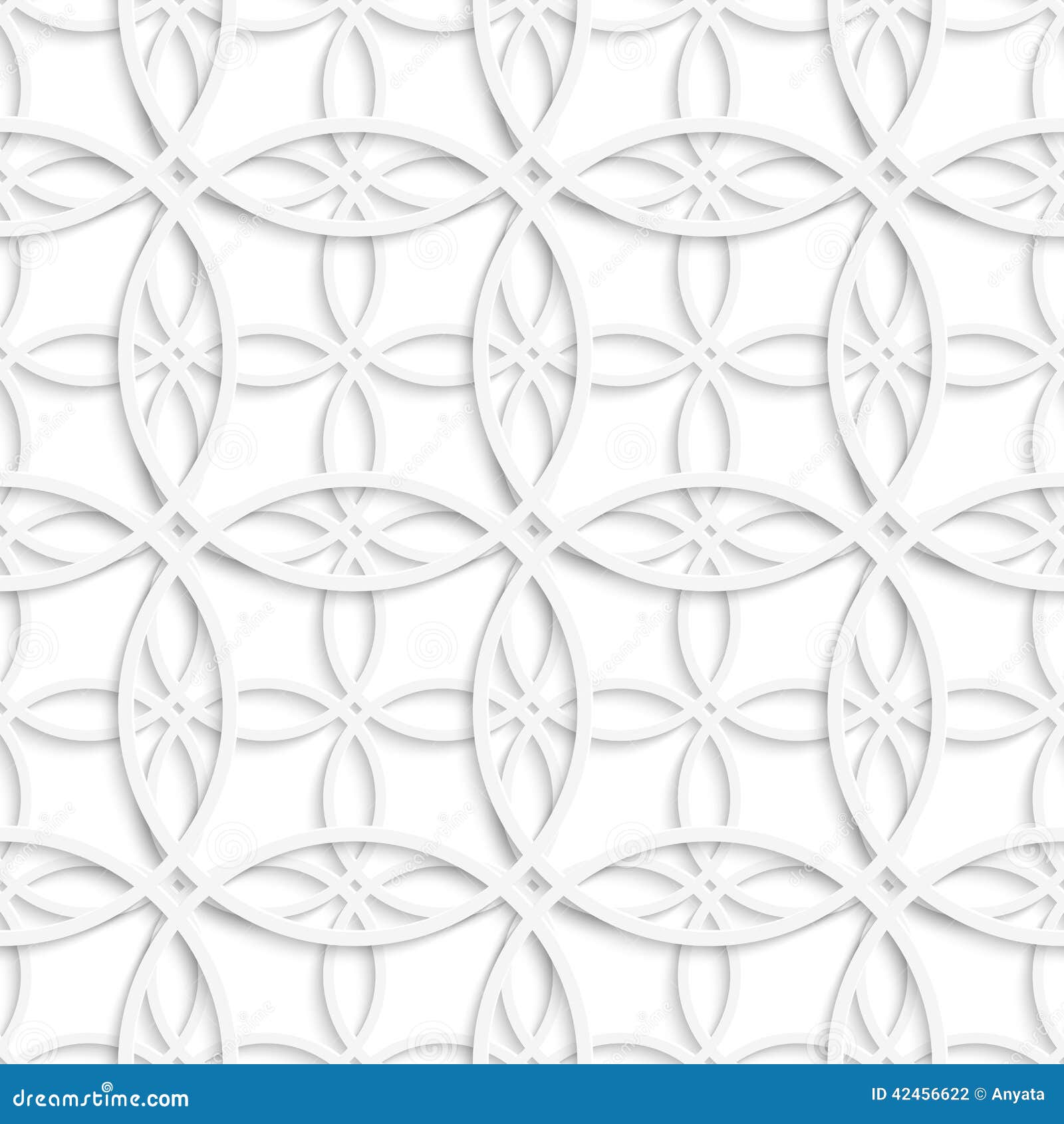 Simple Intersecting Layered Circles Seamless Stock Vector ...