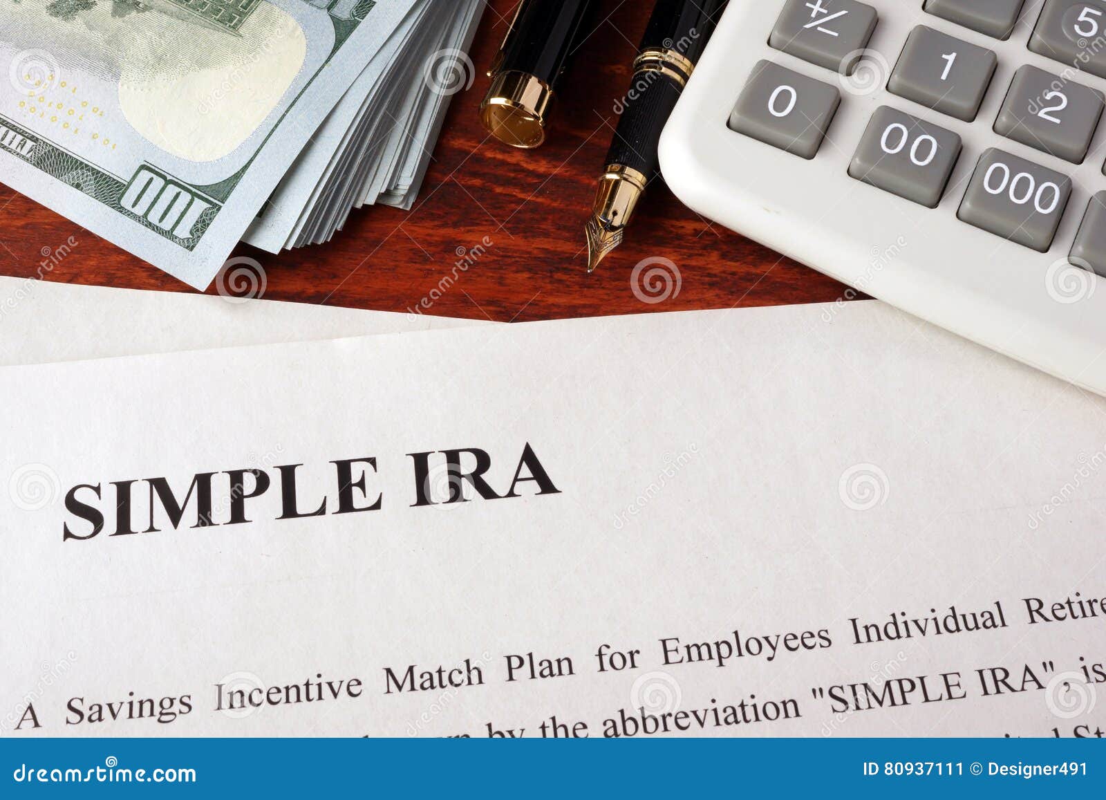 Simple ira stock image. Image of roth, savings, retirement - 80937111