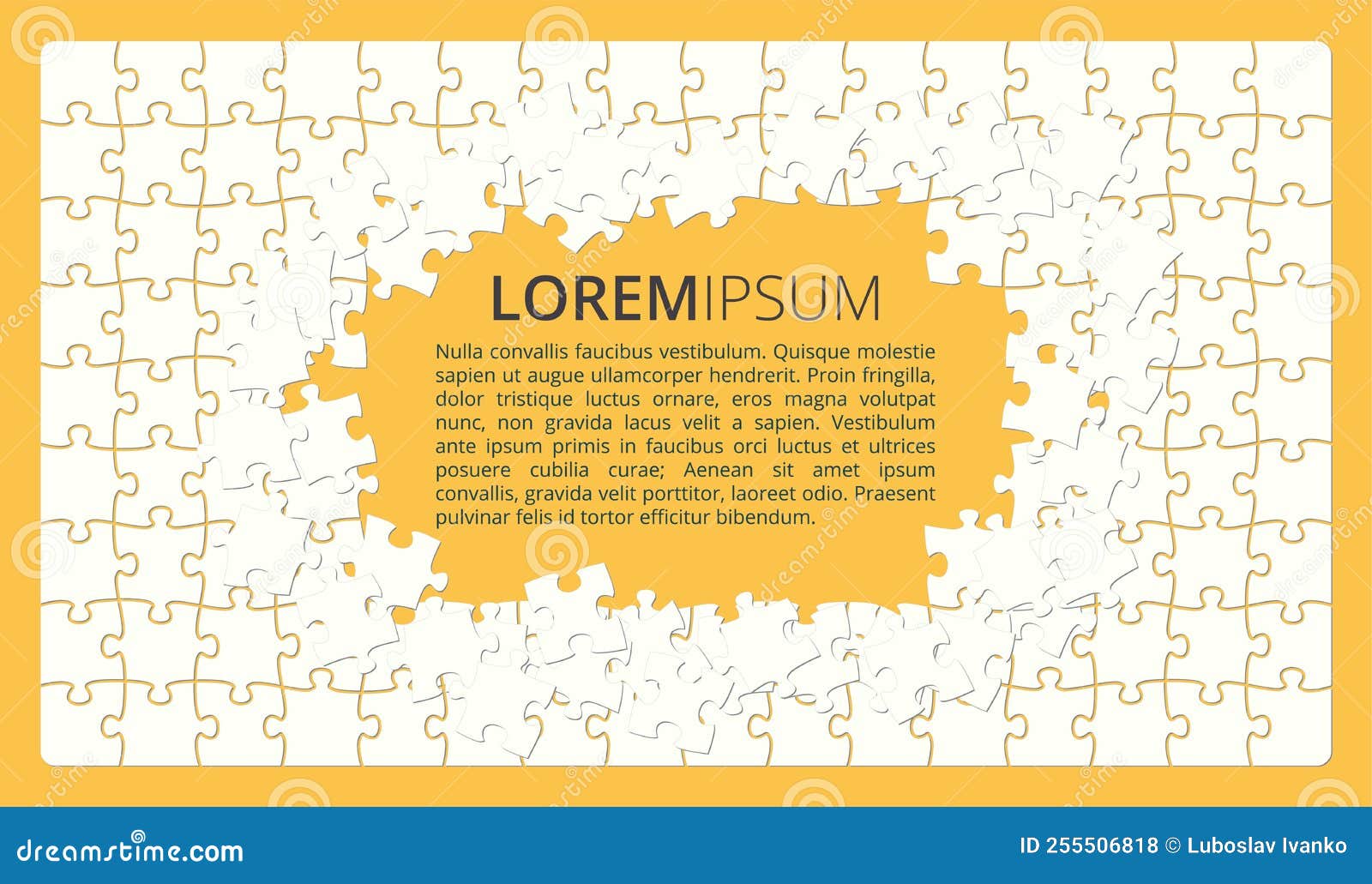 Simple Jigsaw Puzzle Pieces. Vector Objects Snap To Each Other ...