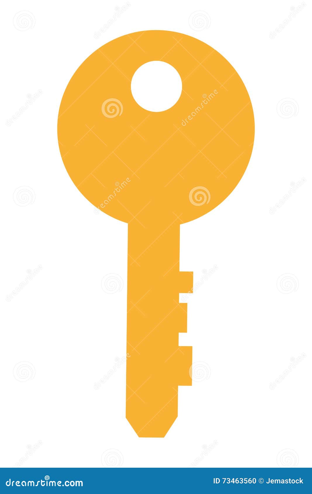 Simple key icon stock illustration. Illustration of symbol - 73463560