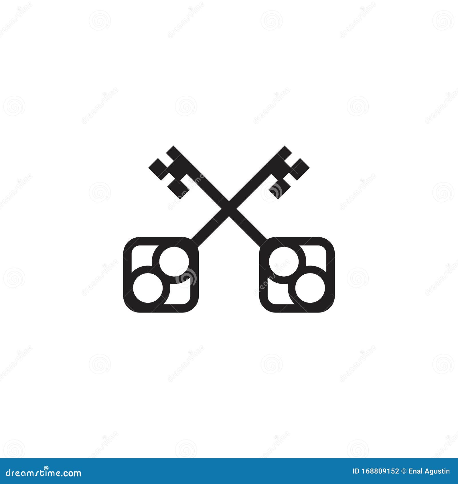 Simple Key Logo Icon Design Vector Template Stock Vector - Illustration ...