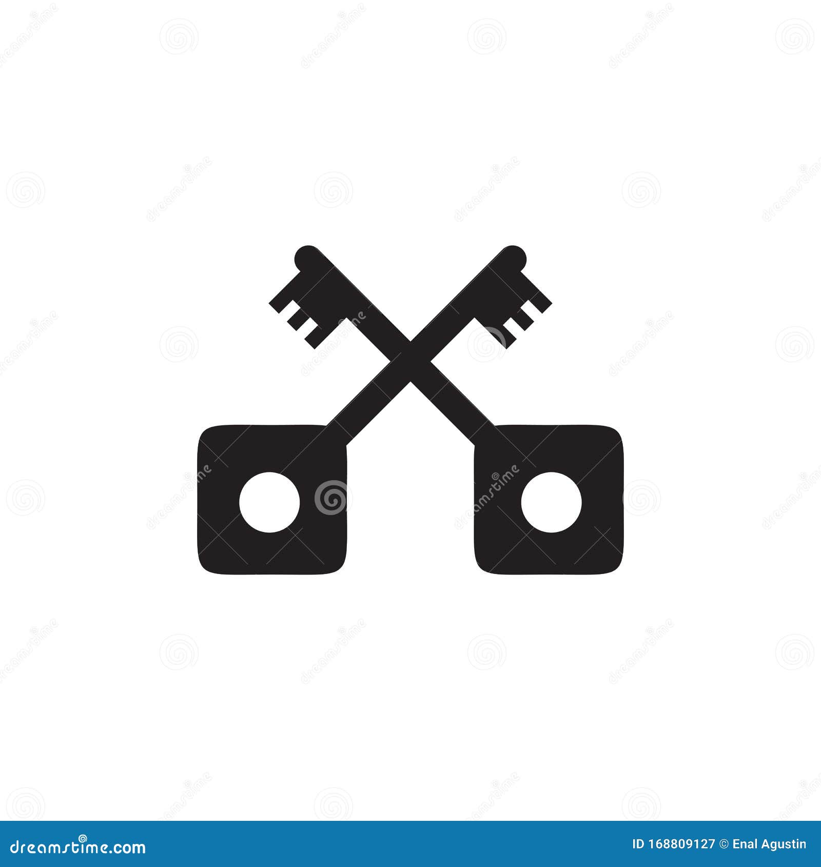 Simple Key Logo Icon Design Vector Template Stock Vector - Illustration ...