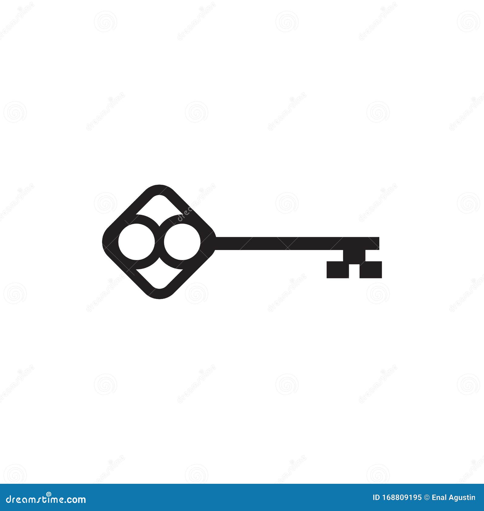 Simple Key Logo Icon Design Vector Template Stock Vector - Illustration ...