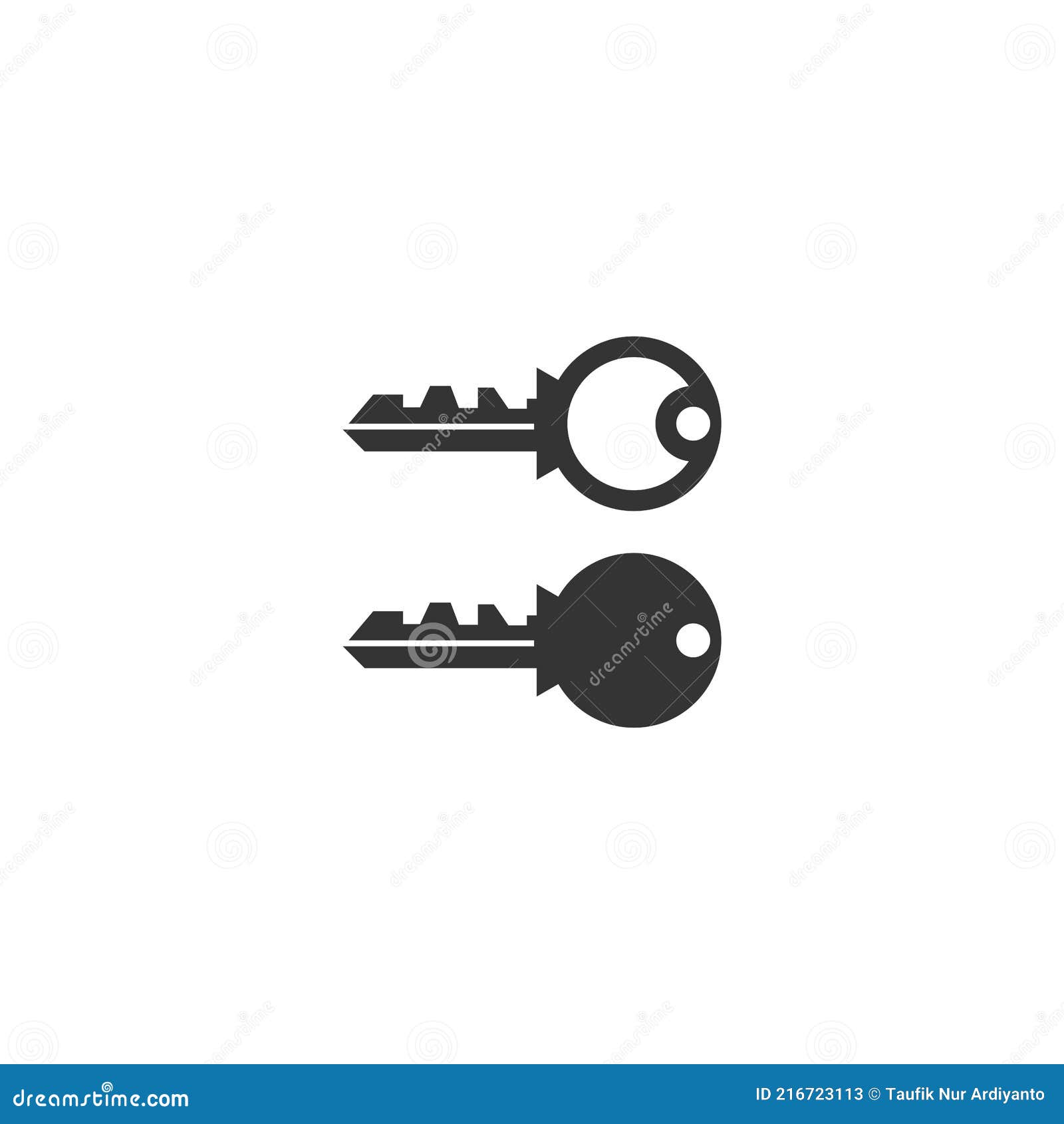 Simple Key Logo Icon Design Vector Template Stock Vector - Illustration ...