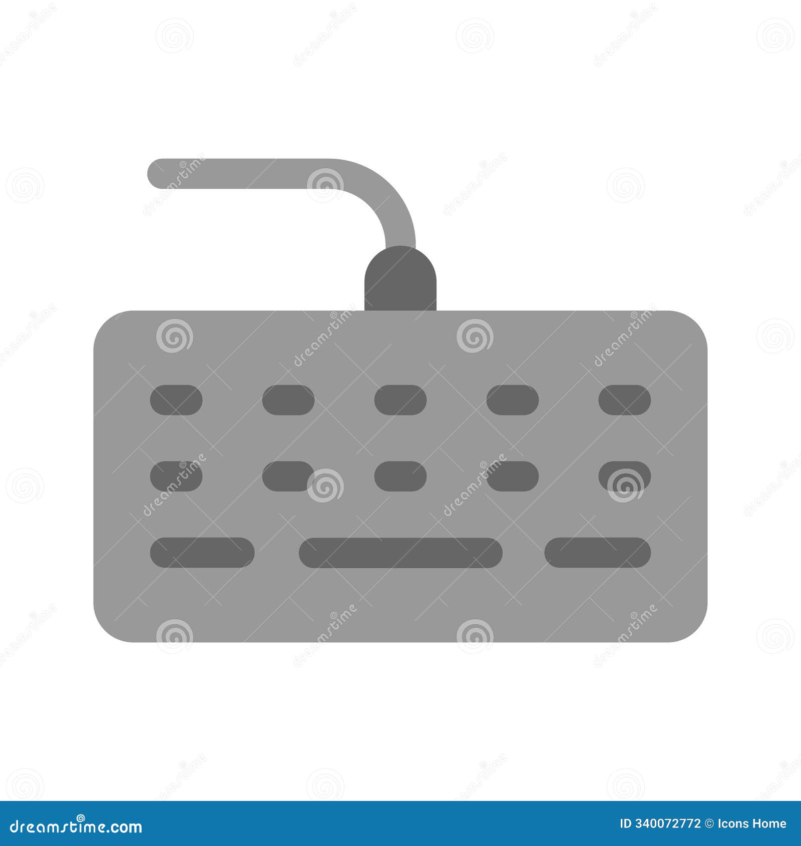 Keyboard stock illustration. Illustration of equipment - 340072772