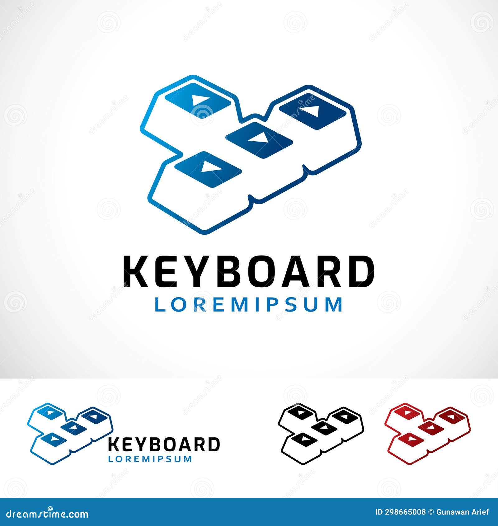 Simple Keyboard Vector With Minimalist And Modern Design Royalty-Free ...