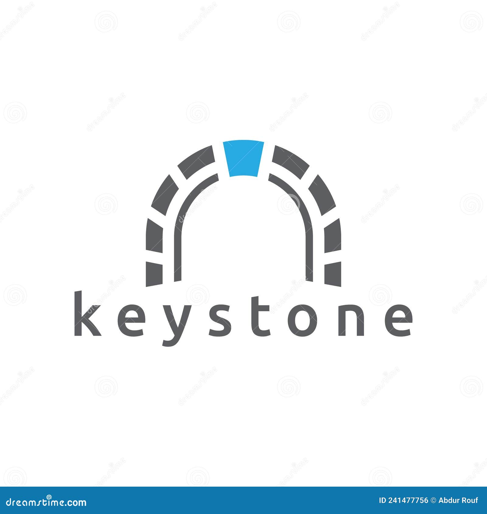 Keystone Logo Design Luxury Stone Cartoon Vector | CartoonDealer.com ...