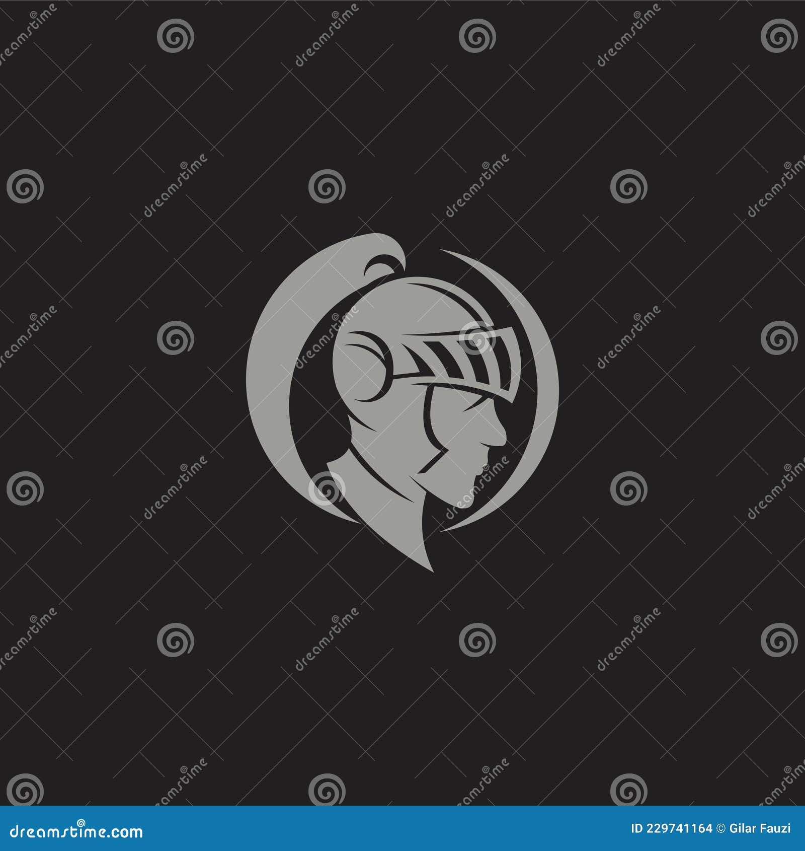 Simple kinght logo stock vector. Illustration of icon - 229741164