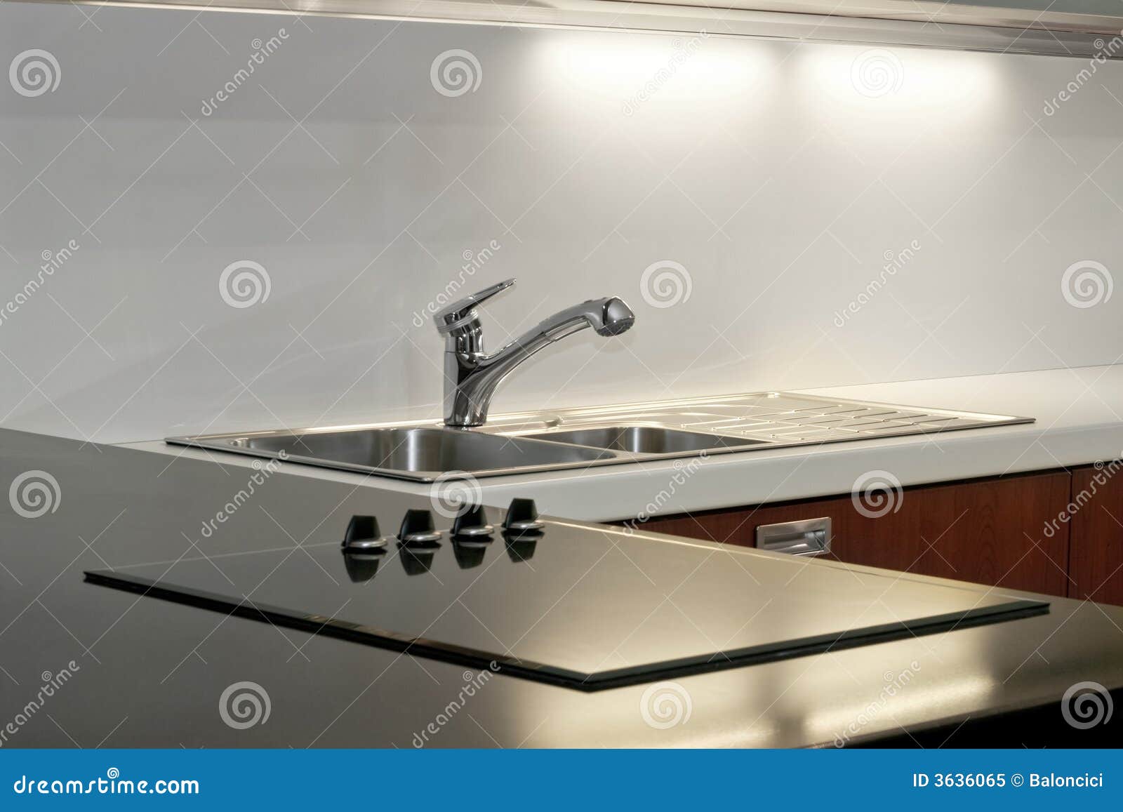 Simple kitchen stock image. Image of design, luxurious - 3636065