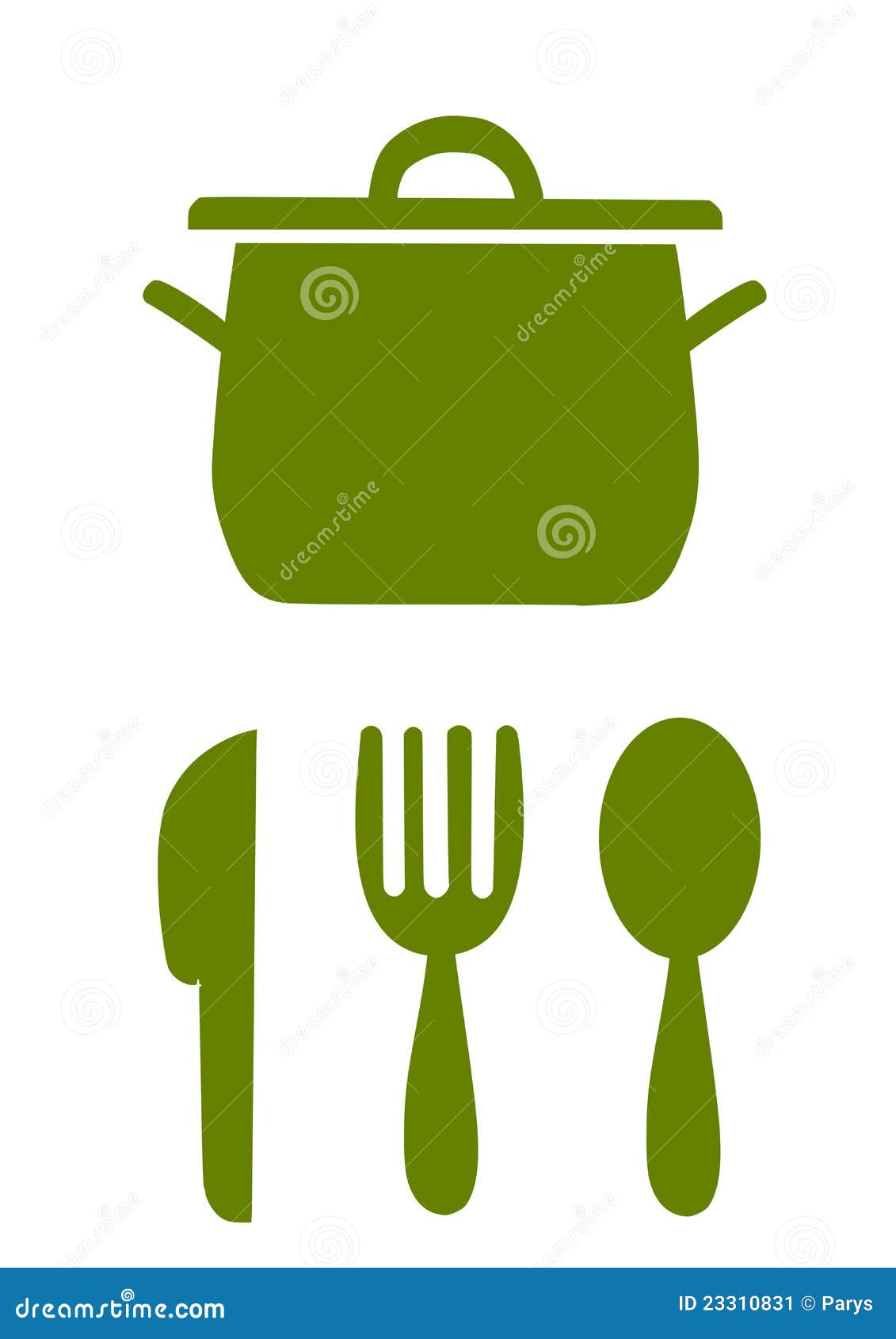 Simple kitchen symbol. stock vector. Illustration of restaurant - 23310831