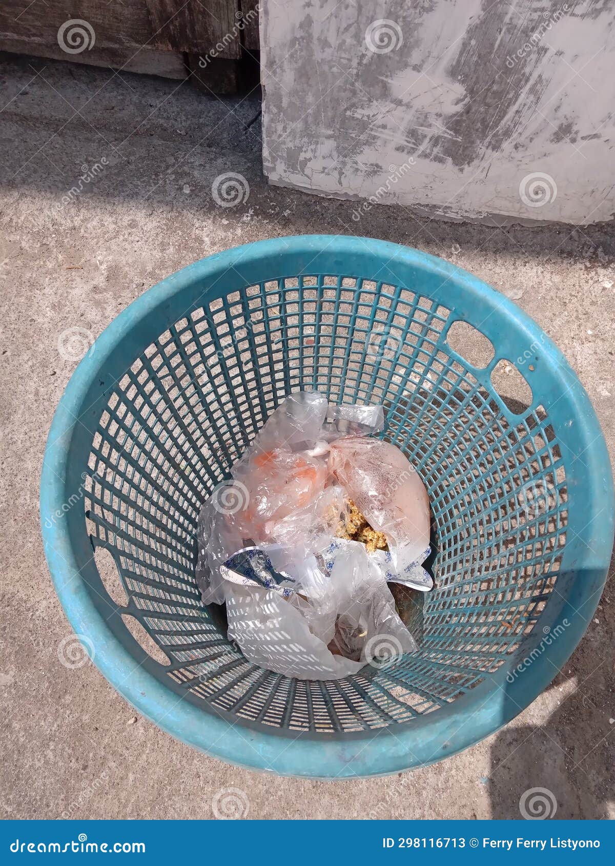 Simple kitchen trash can stock image. Image of trash - 298116713