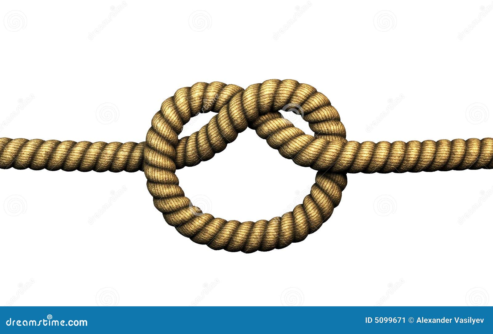 Simple knot stock illustration. Illustration of objects - 5099671