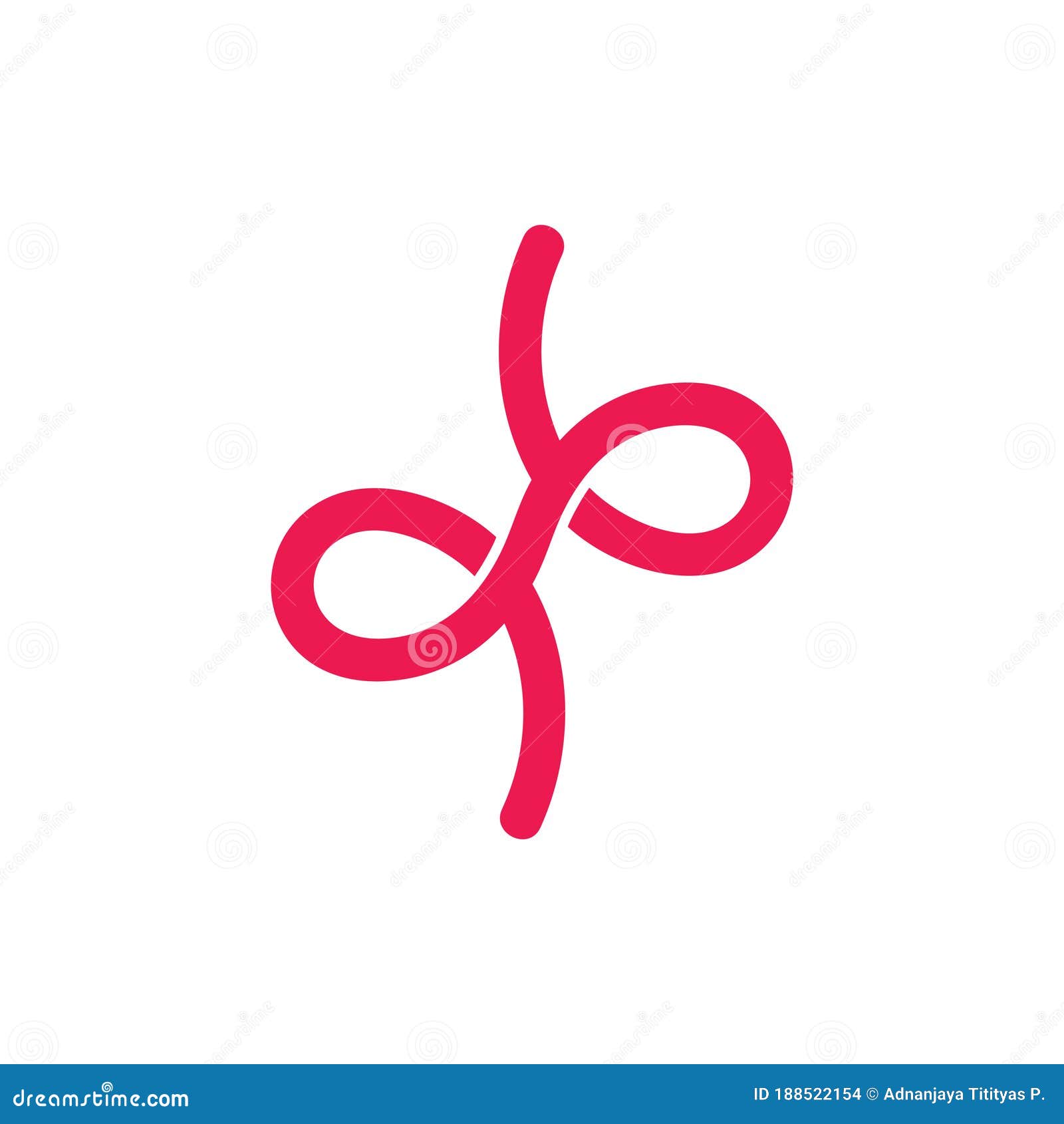 Simple Knot Ribbon Gift Logo Vector Stock Vector - Illustration of ...